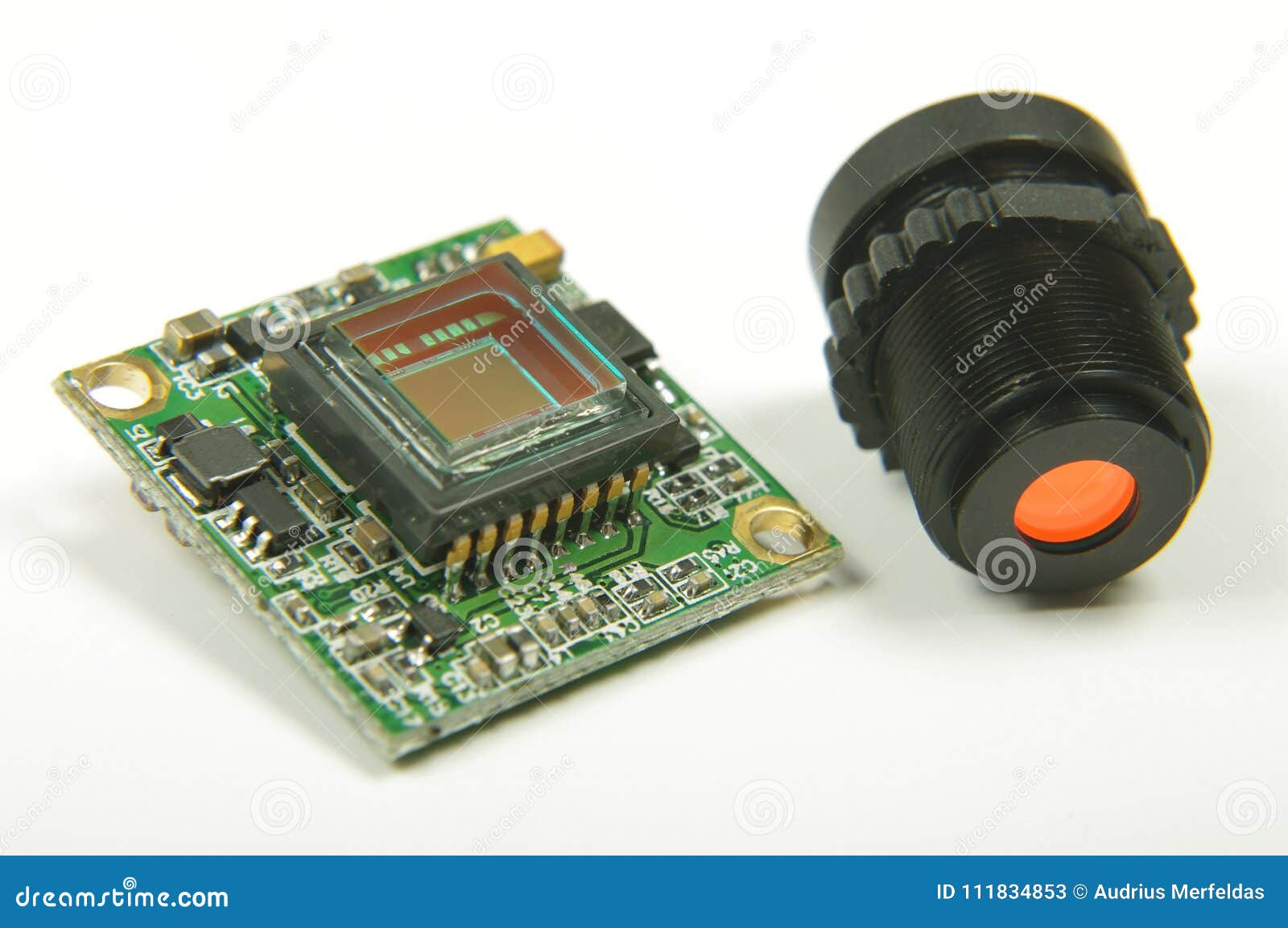 Small CMOS Camera Sensor Inside Analog Drone FPV Camera Stock Image ...