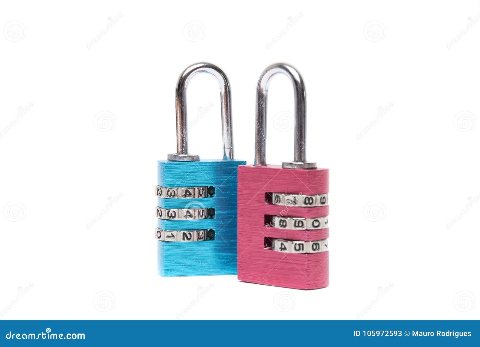 Small colorful lock stock image. Image of close, white - 105972593