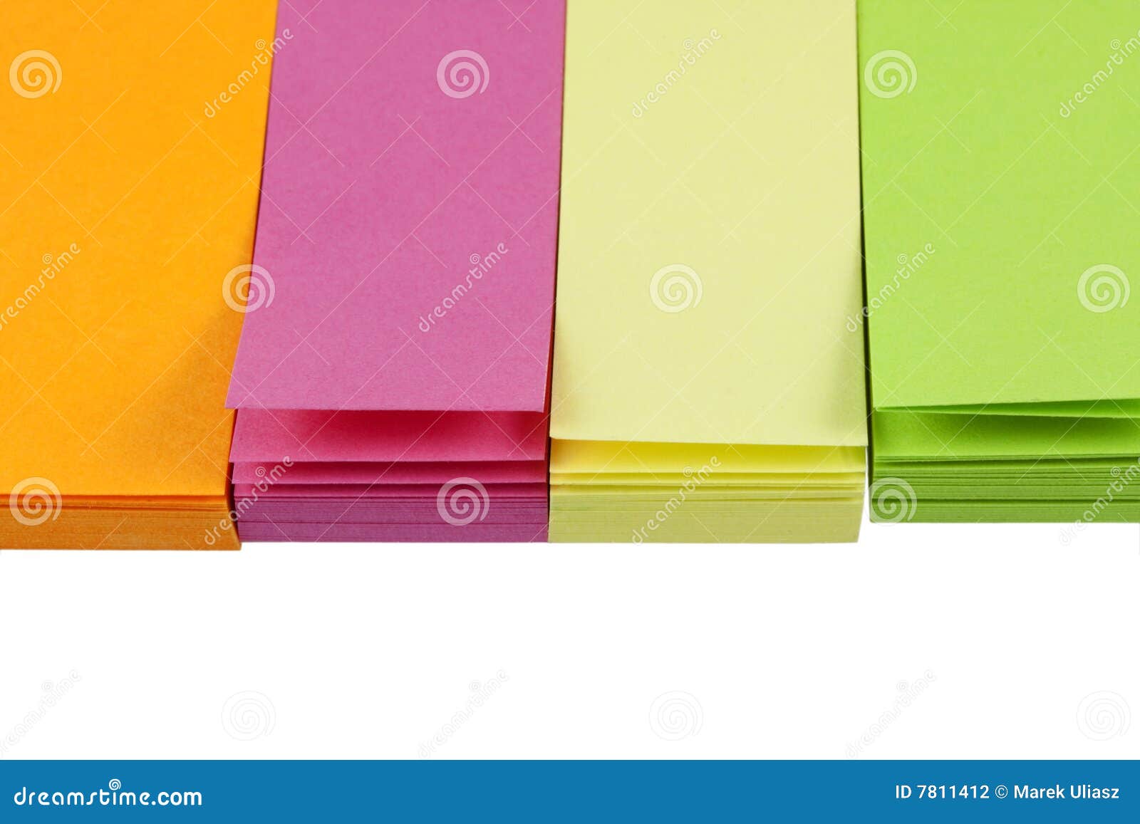 Small Colorful Post-it Notes Stock Photo - Image of copy, white: 7811412