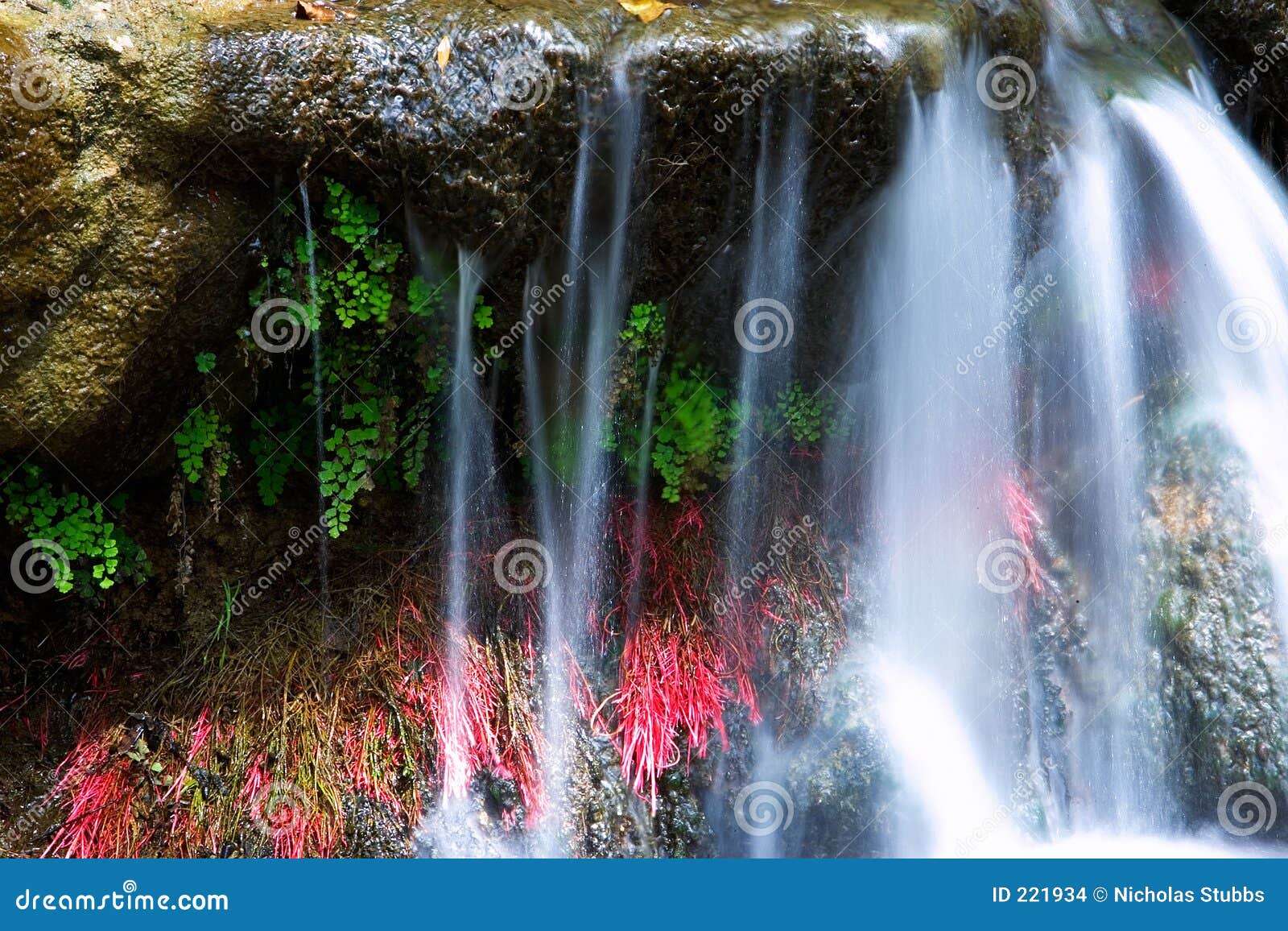 Small Colorful Waterfall in Spain Stock Photo - Image of color ...