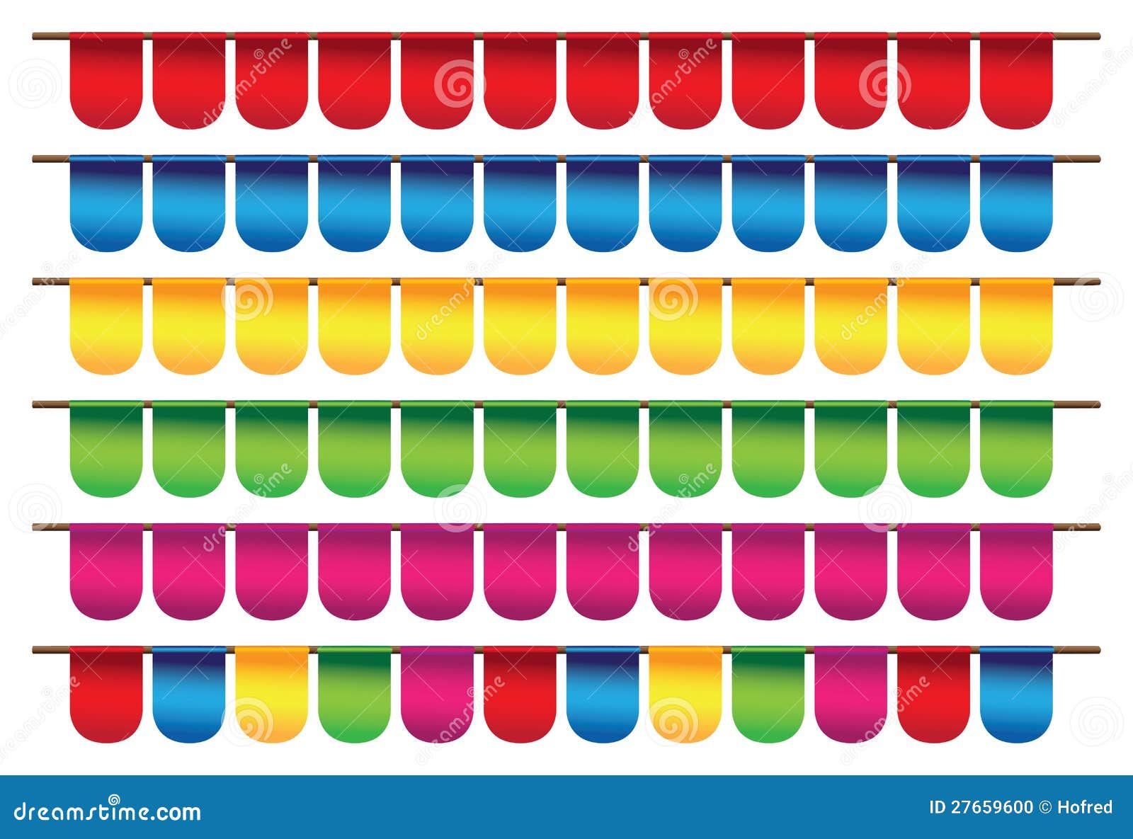 Small colors flags stock vector. Illustration of freedom - 27659600