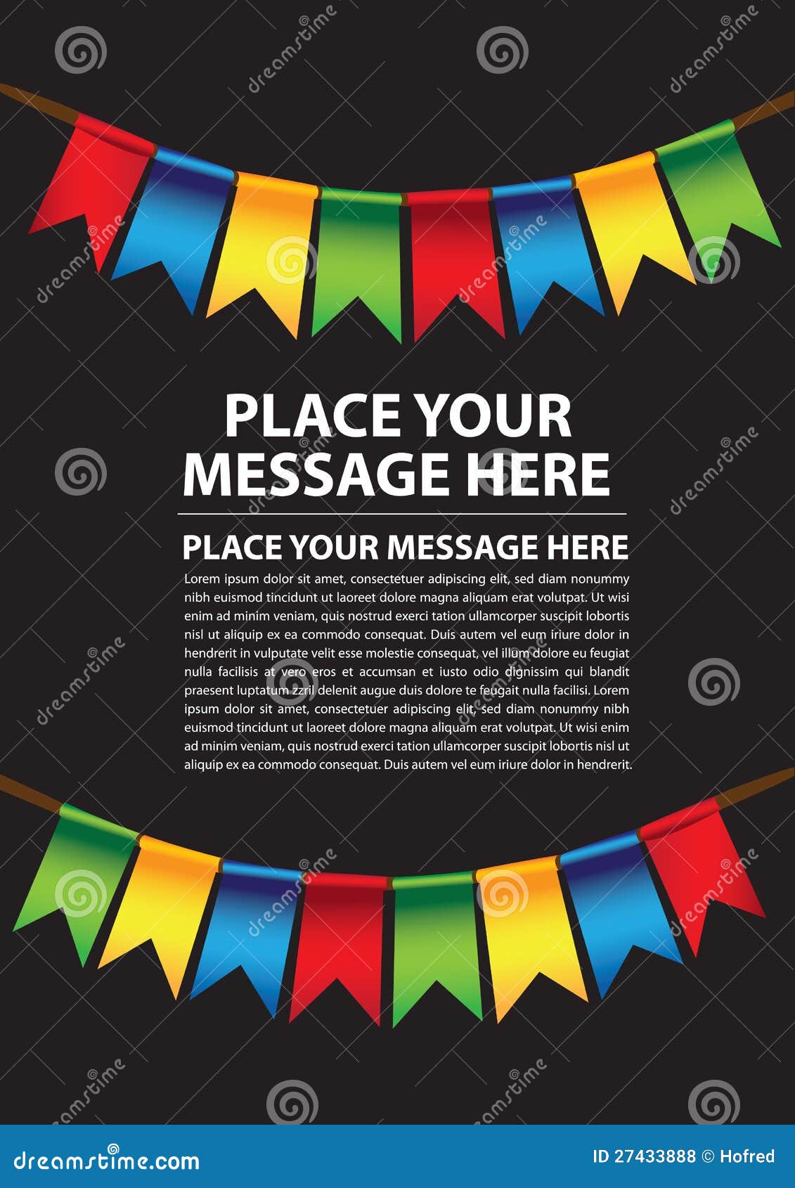 Small colors flags layout stock vector. Illustration of holiday - 27433888