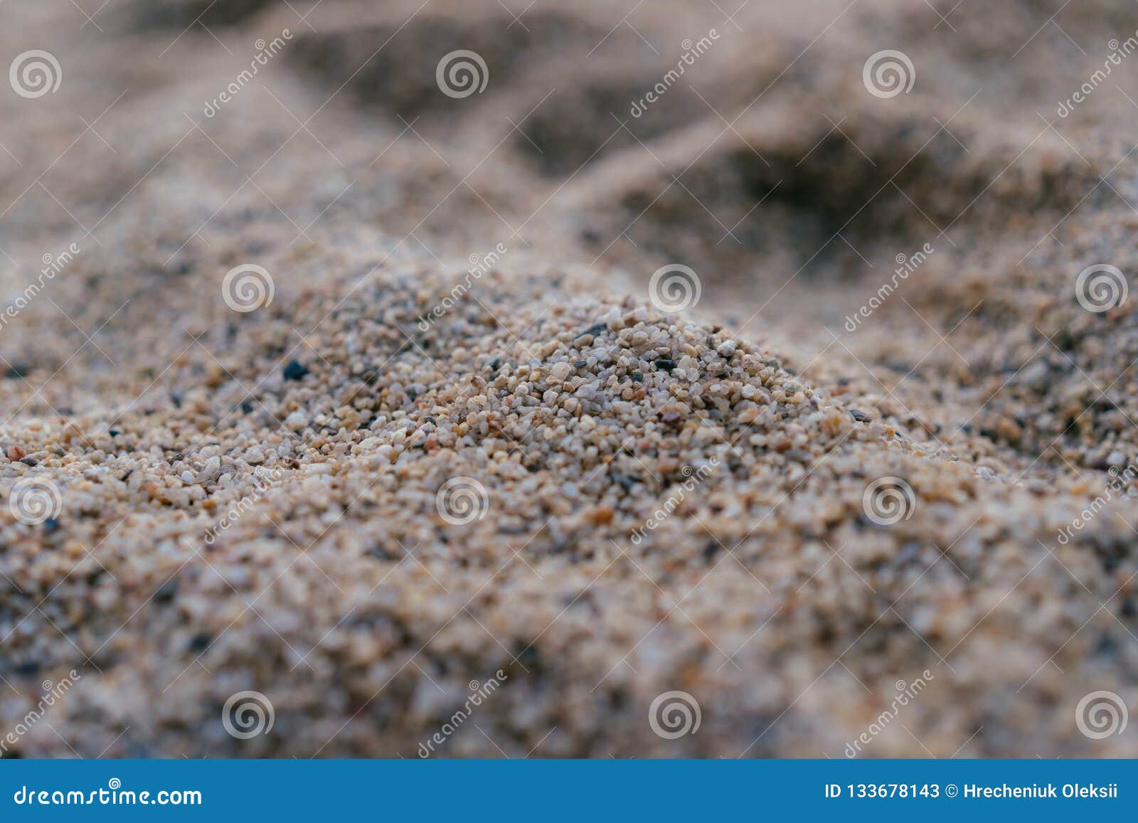 Small Coloured Stones on the Sea Beach, Coarse Sand Background Stock ...