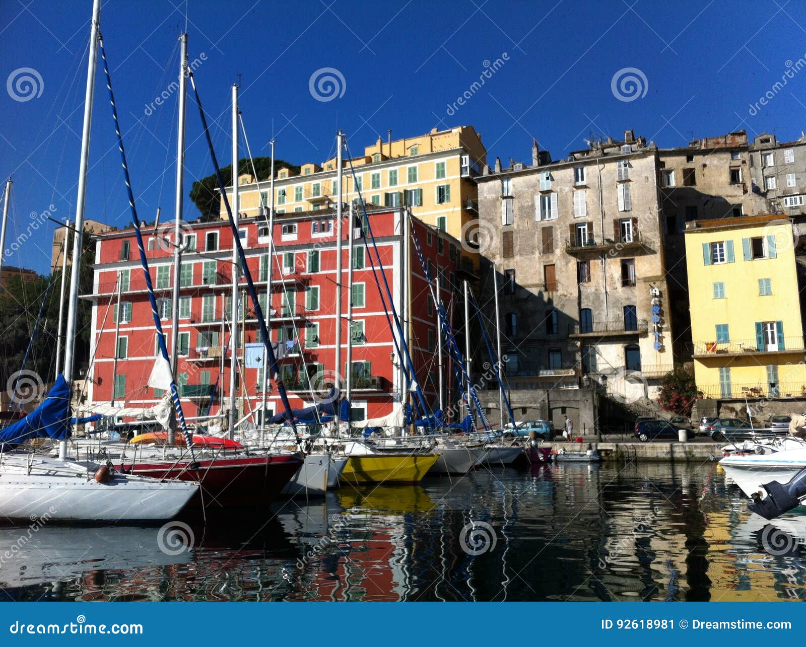 Small Colourful Italian Harbour Editorial Photo - Image of lighting ...