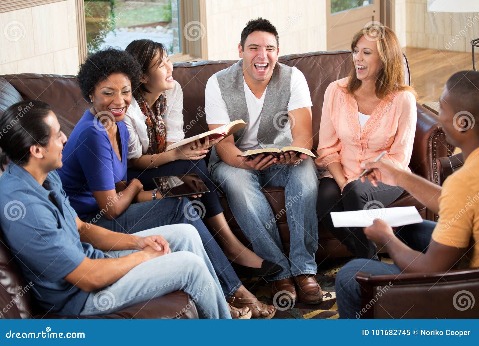 Small community group stock image. Image of males, friendship - 101682745