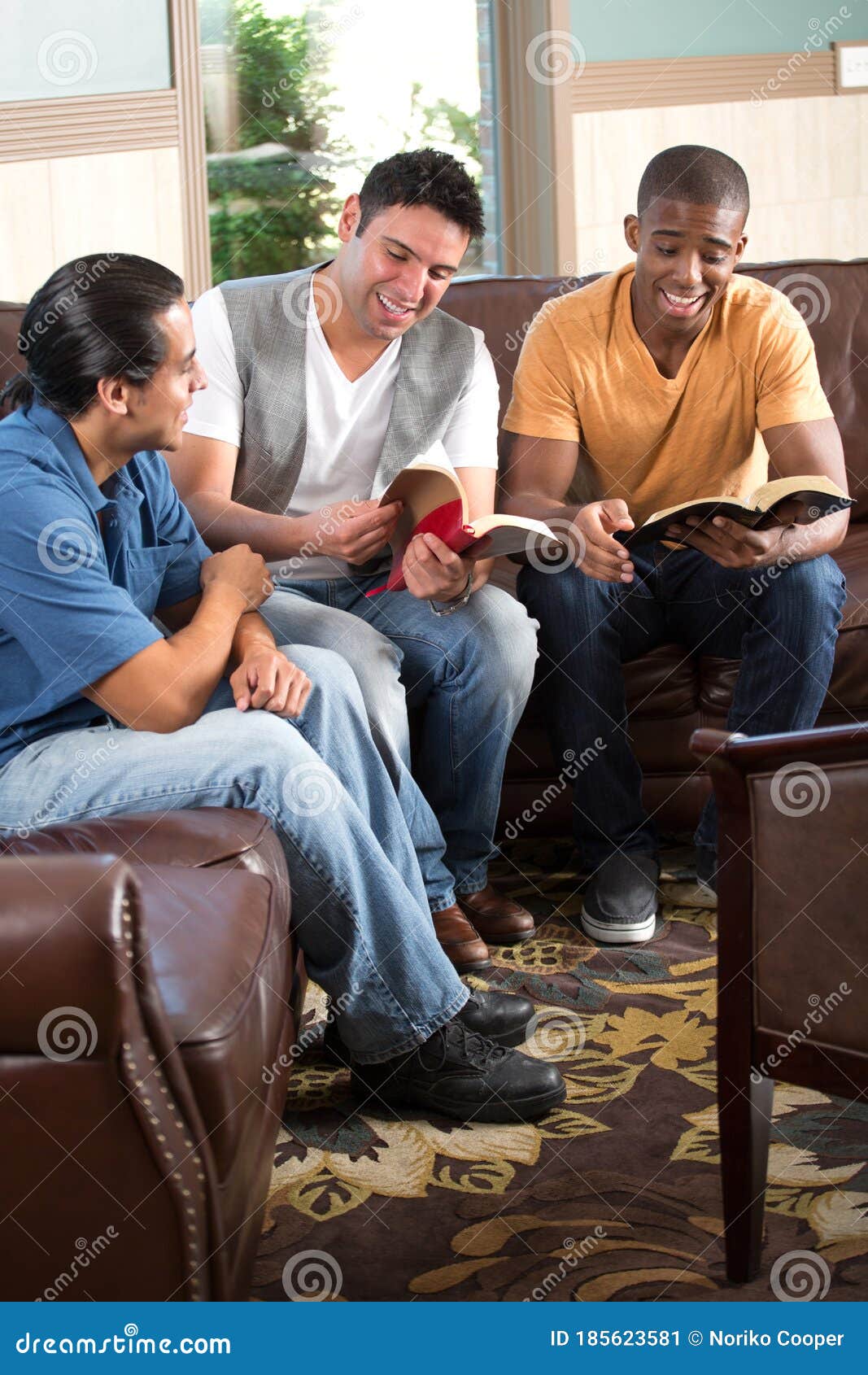 Small Community Group of Men. Stock Image - Image of learning ...