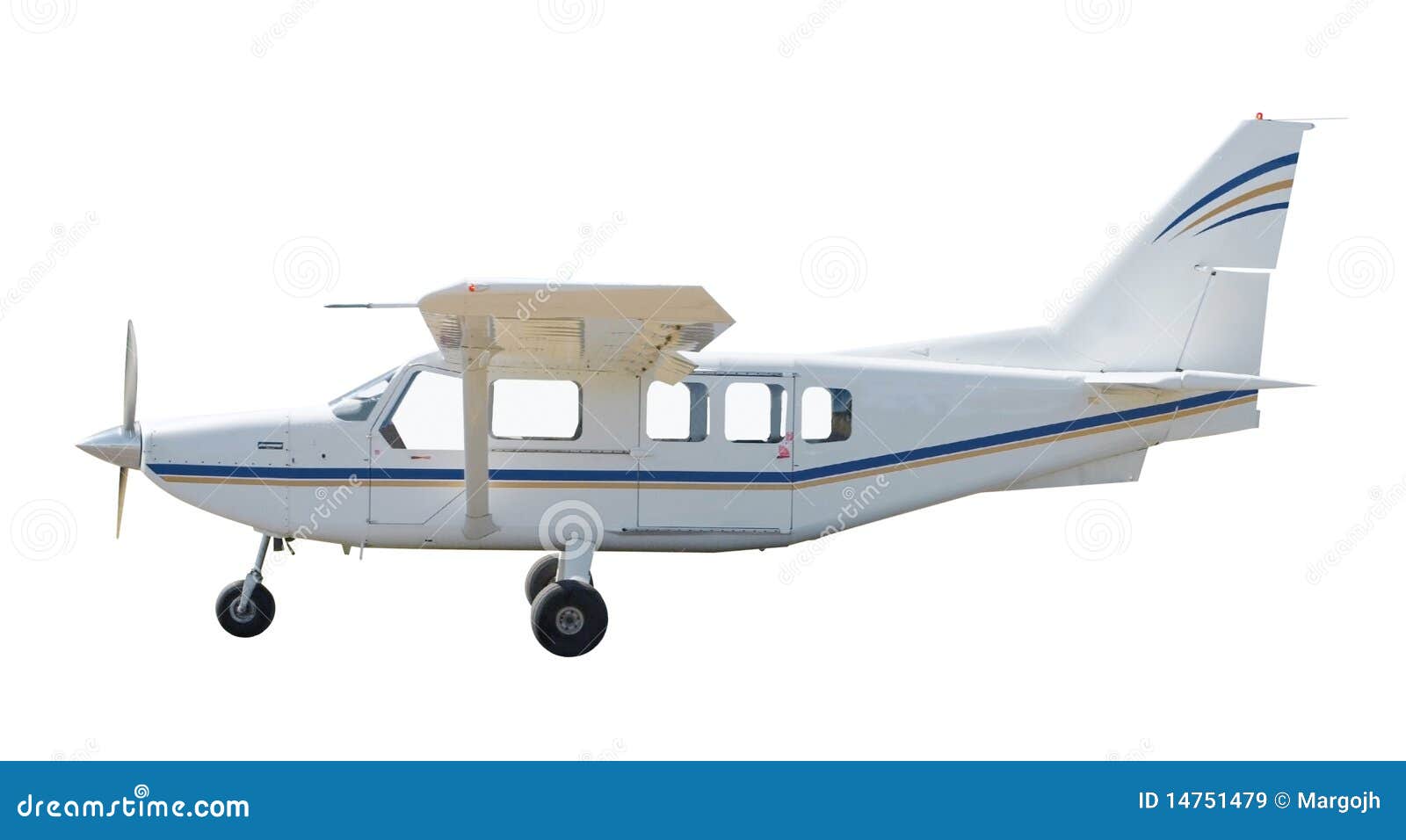 Small Commuter Aircraft stock image. Image of transportation - 14751479