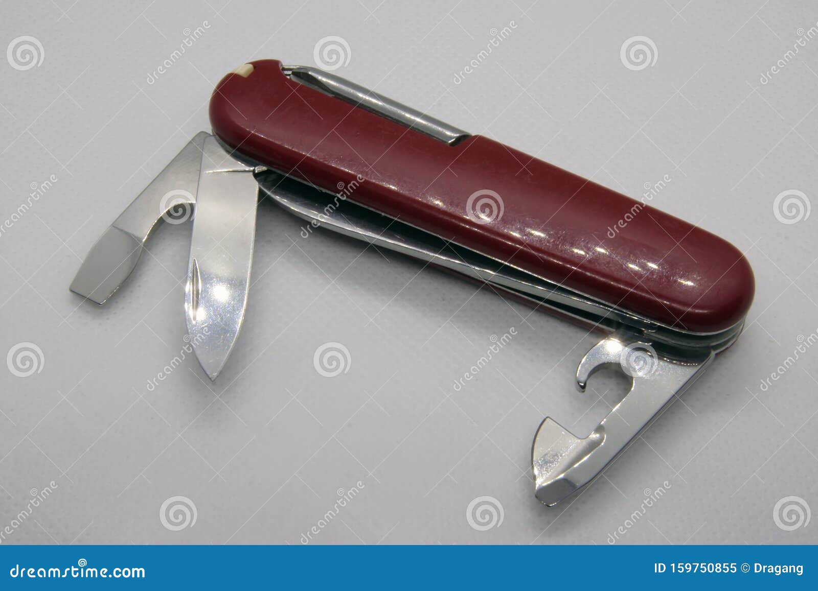 Small Compact Knife. Compact Army Knife. Handy Tool Knife Stock Image ...