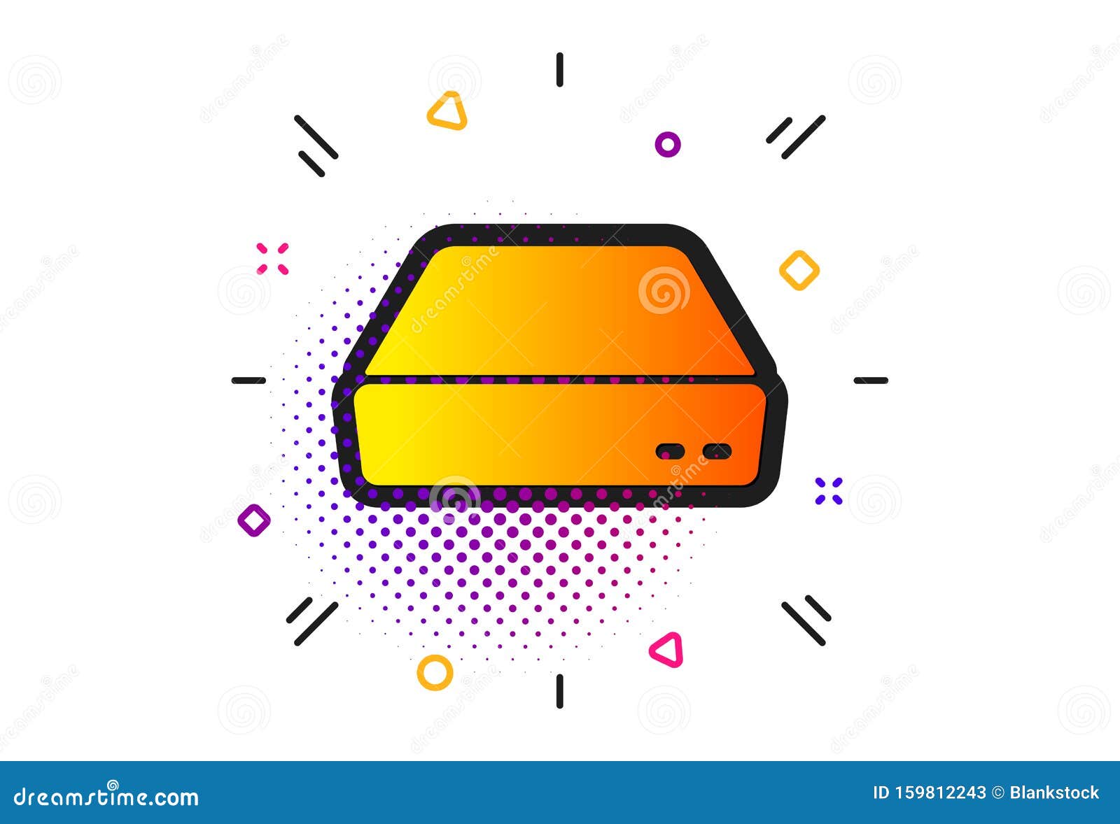 Mini Pc Icon. Small Computer Device Sign. Vector Stock Vector ...