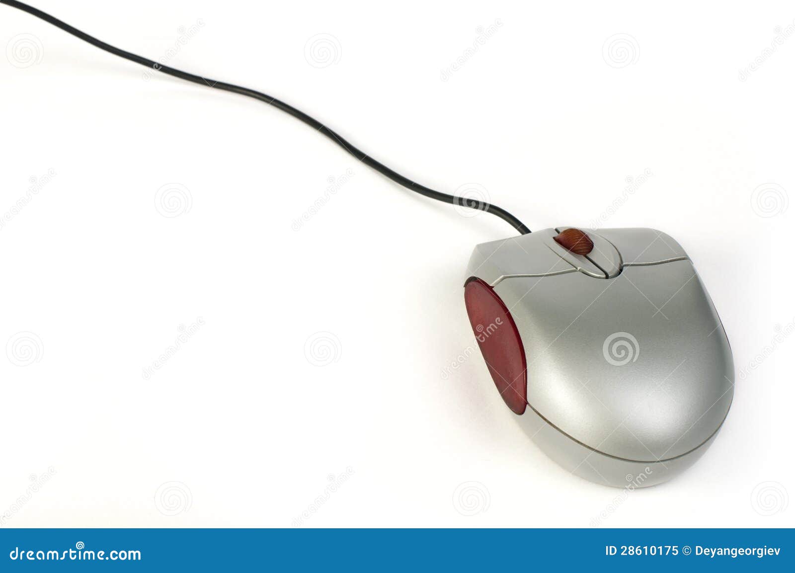 Small computer mouse stock image. Image of black, isolated - 28610175