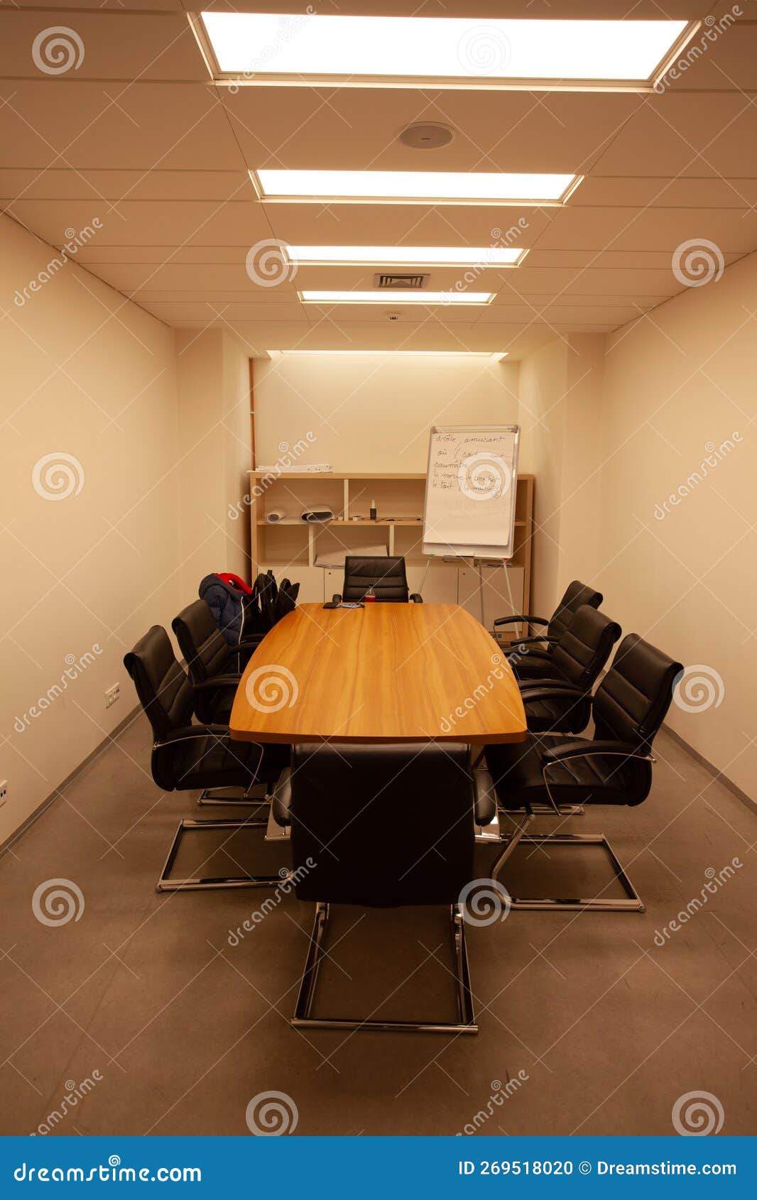 A Small Conference Room without Windows Stock Photo - Image of ...