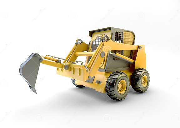 Small Construction Utility Vehicle Isolated Stock Illustration ...