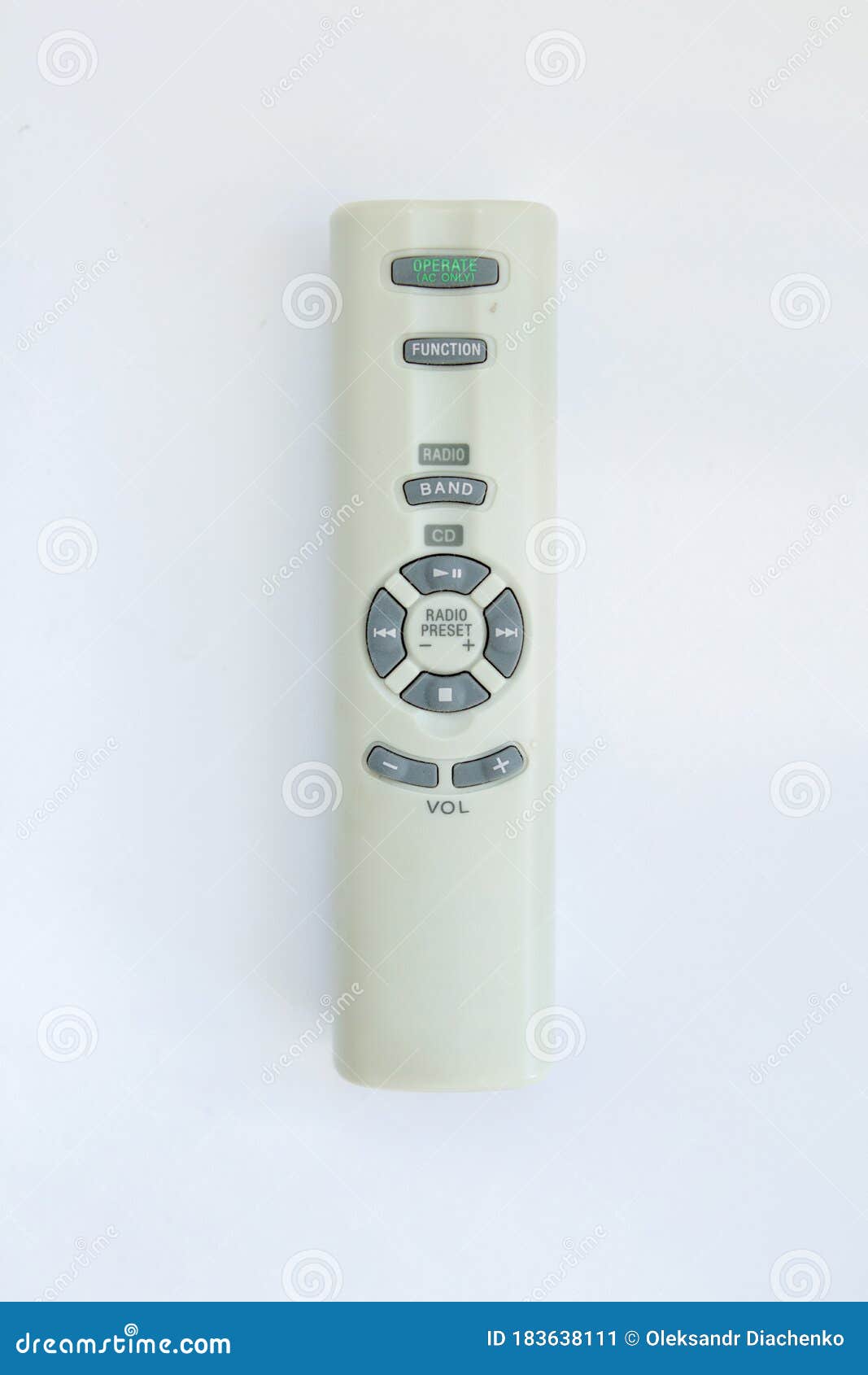 Small Control Panel on a White Background Stock Image - Image of energy ...