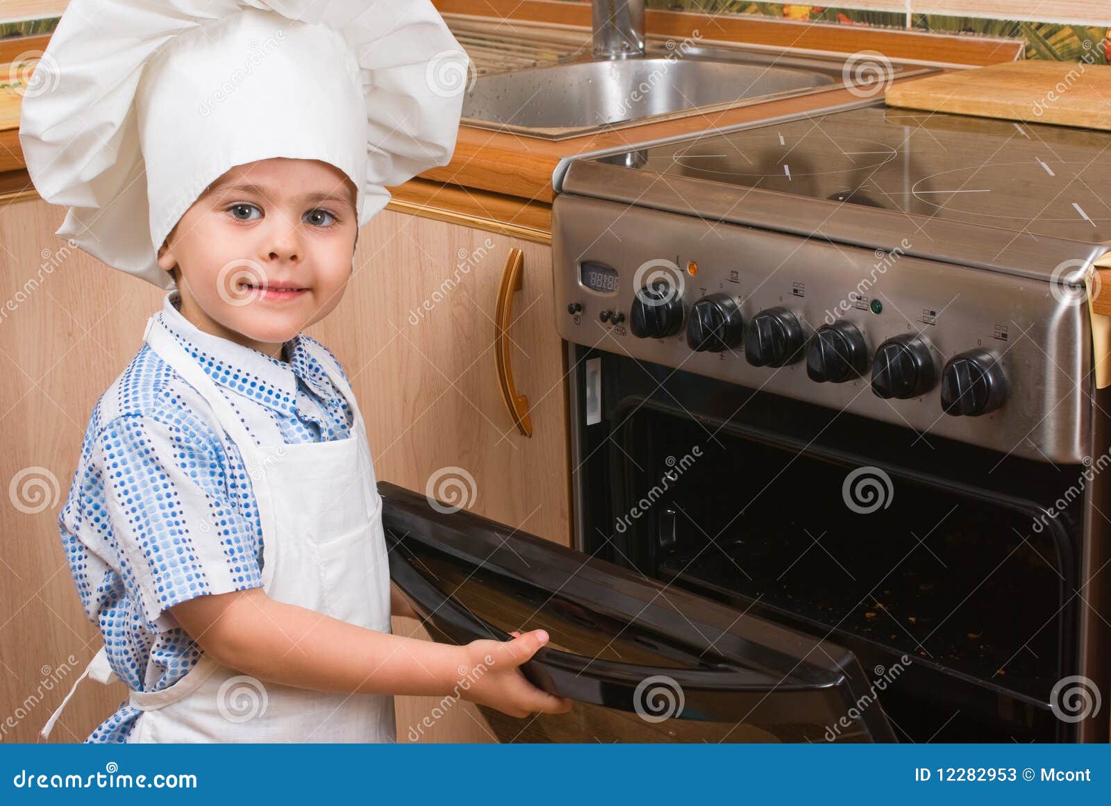 The small cook stock image. Image of person, prepared - 12282953