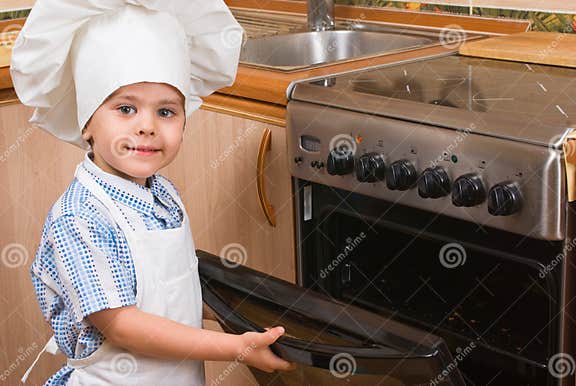 The small cook stock image. Image of person, prepared - 12282953