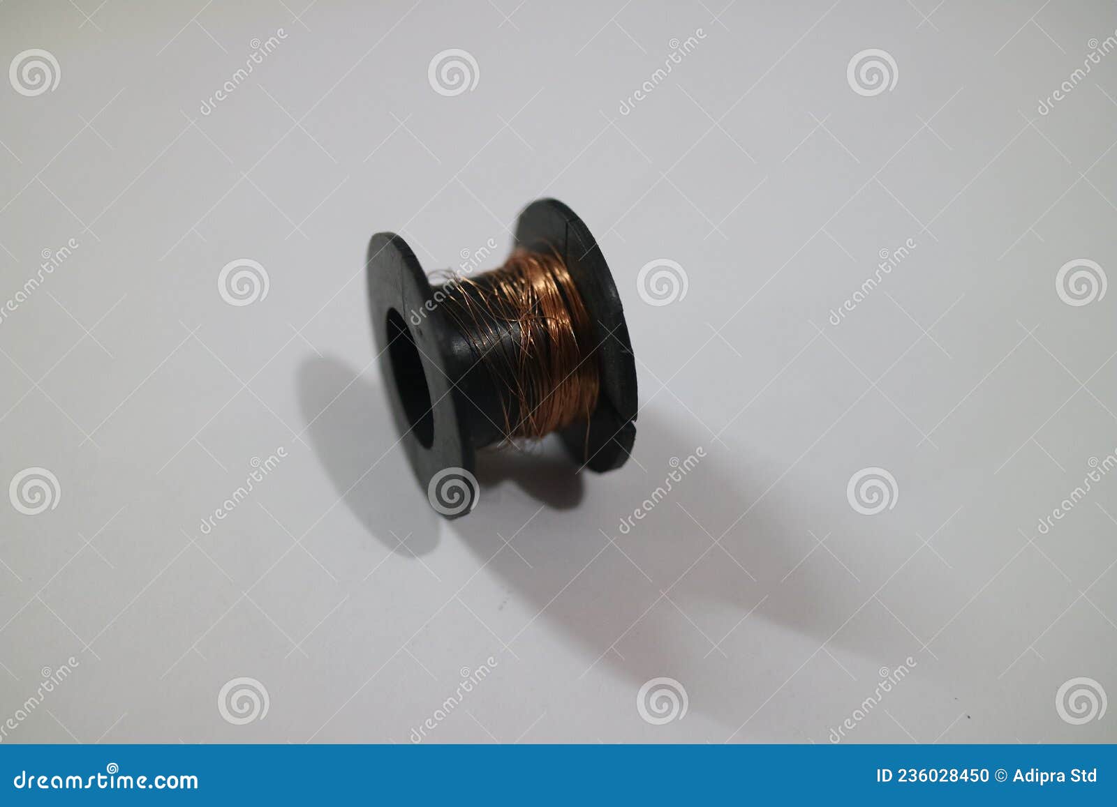 Small Copper Coil for Electronic Circuit Stock Photo - Image of ...