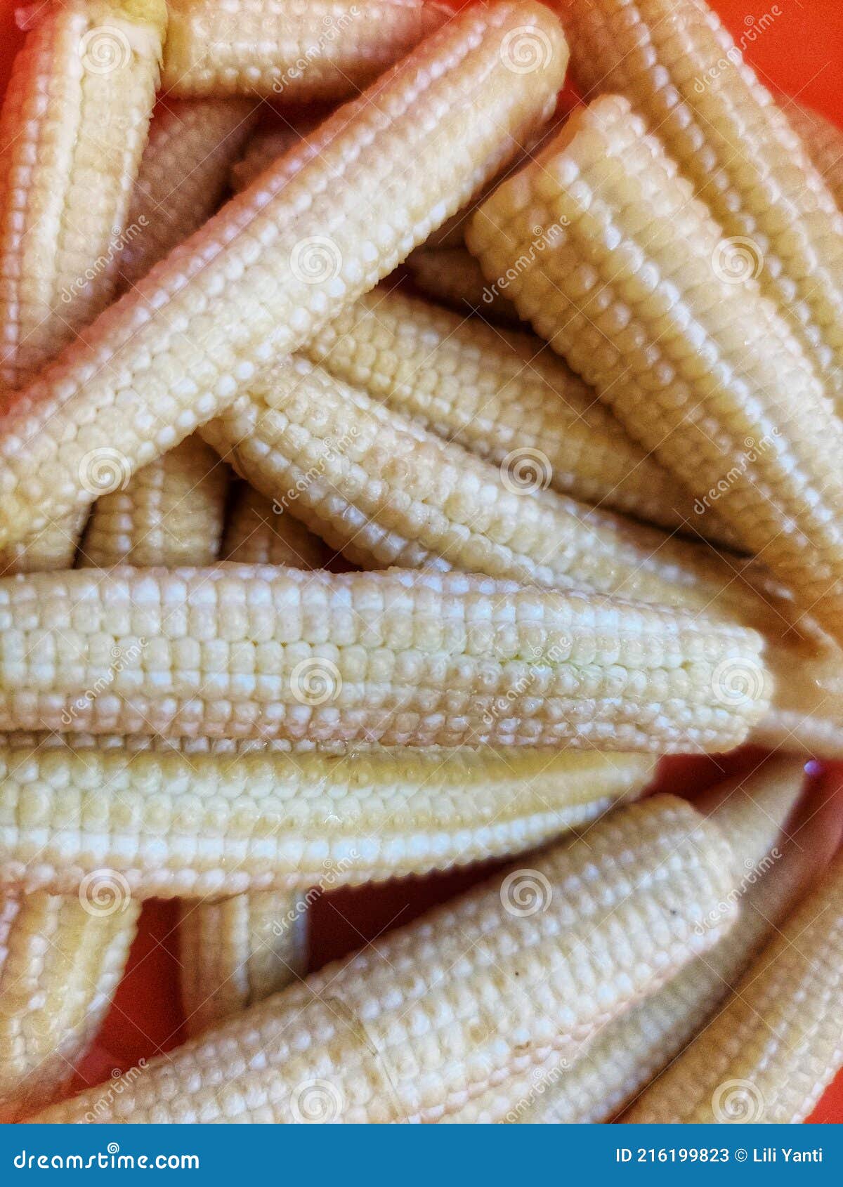 Small Corn with a Distinctive Name is Semi, Ready To Be Cooked Stock ...