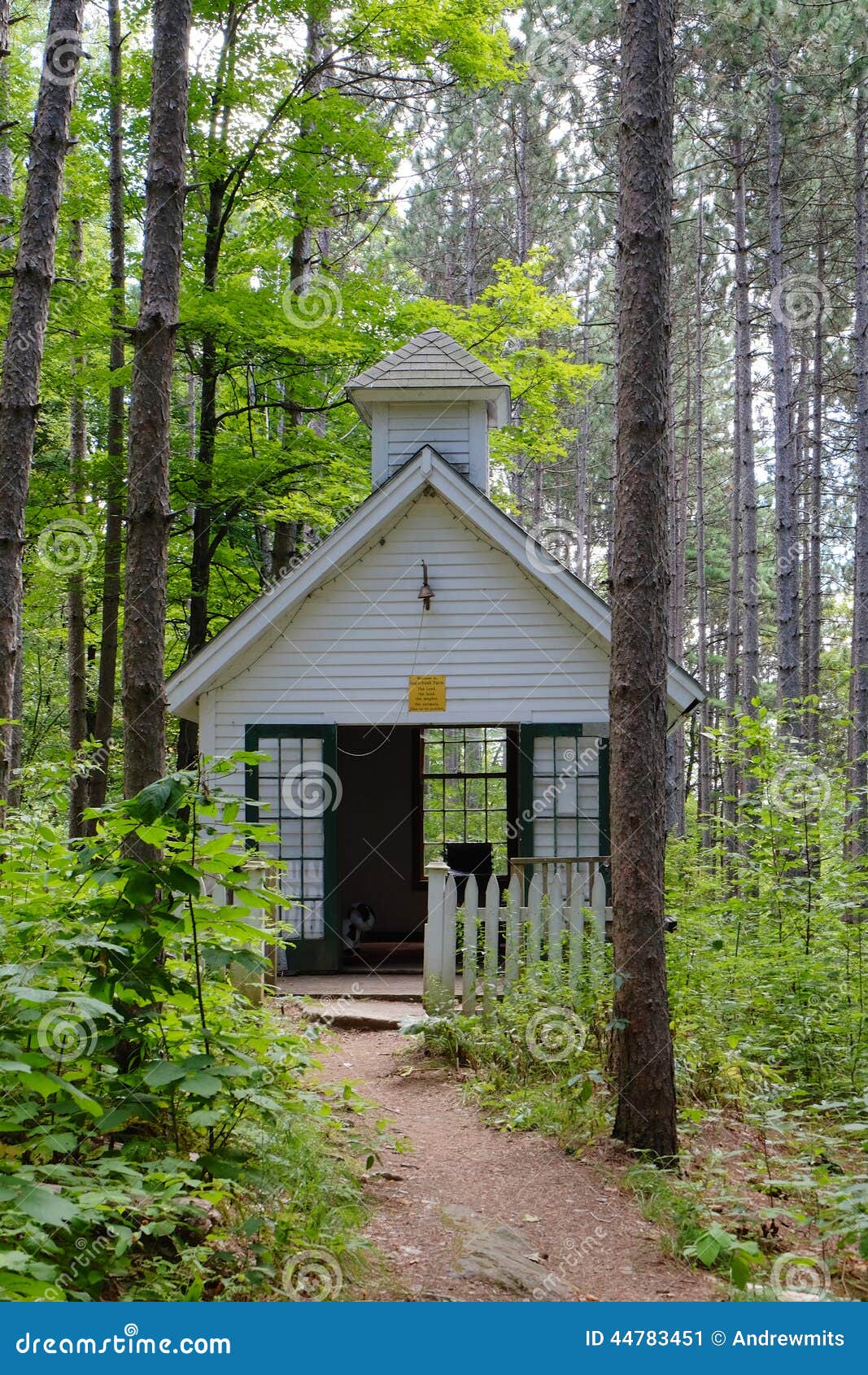 Small Country Chapel stock image. Image of inspirational - 44783451