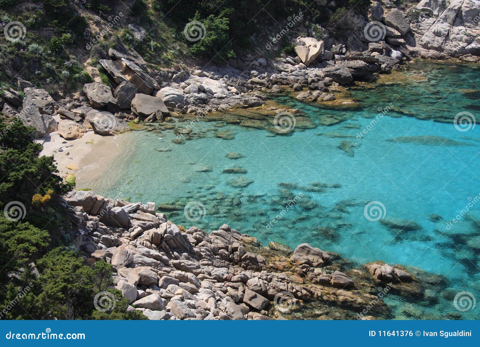 Small cove stock photo. Image of italy, wild, mediterranean - 11641376