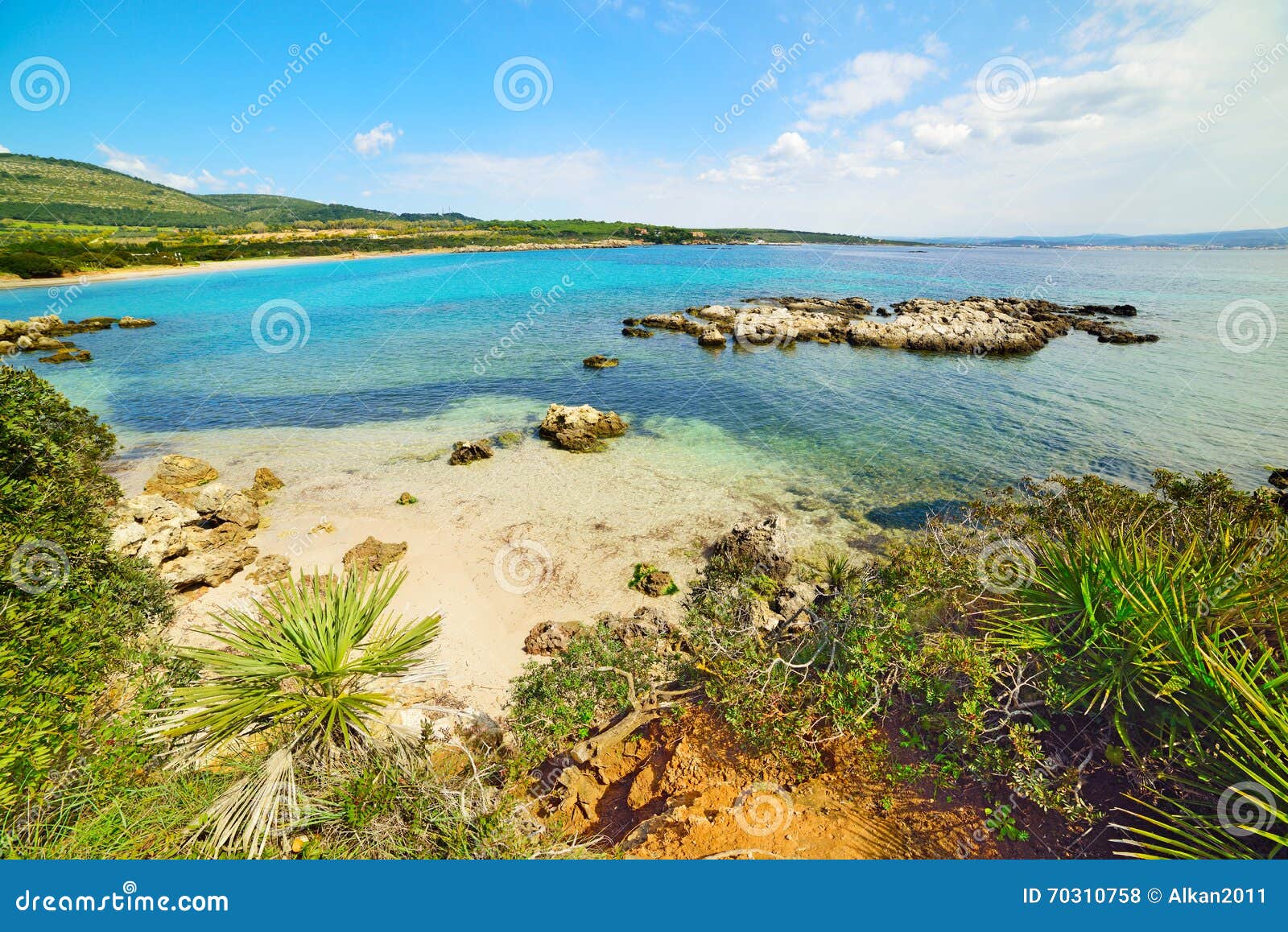 Small Cove with Rocks and Plants Stock Photo - Image of coastal, rocky ...