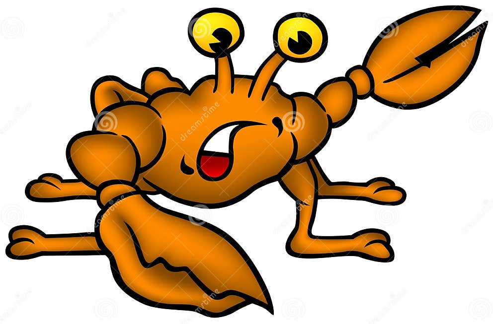 Small Crab stock vector. Illustration of water, animal - 5781707