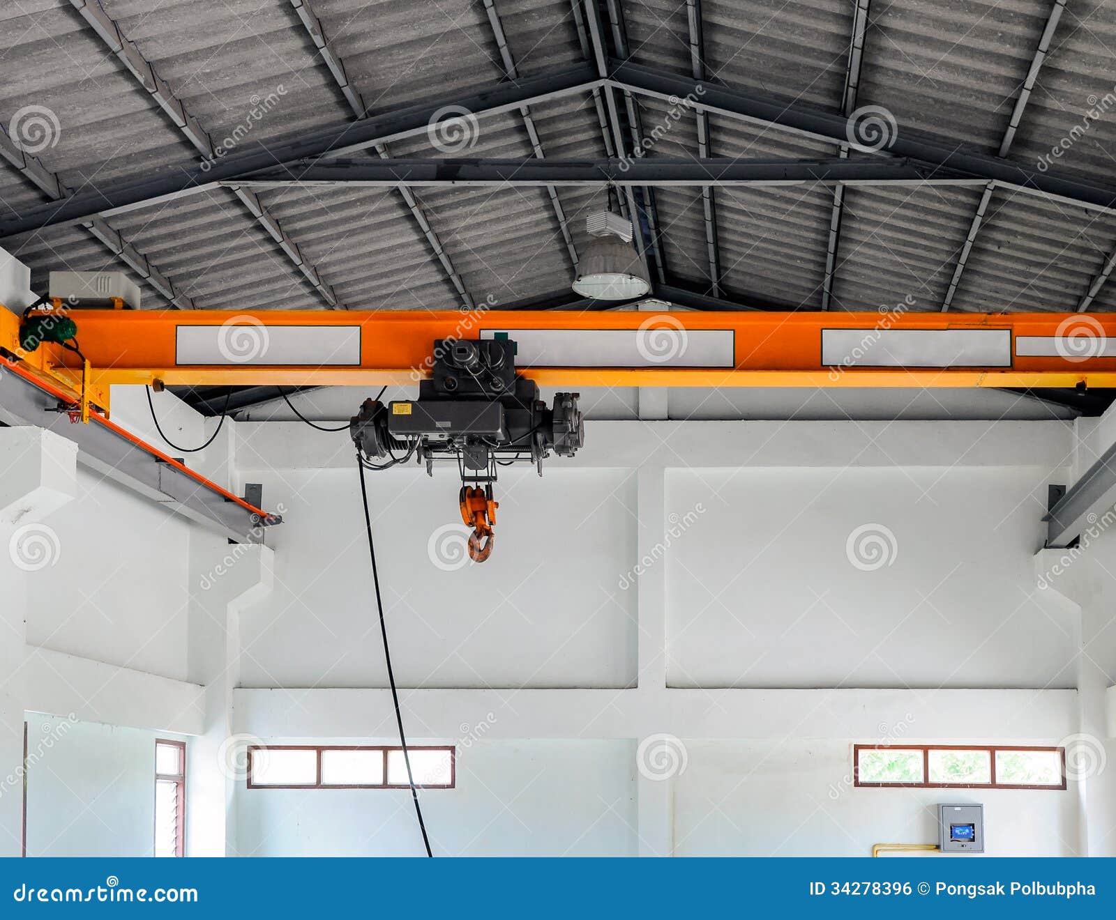 Small crane stock photo. Image of industrial, carry, beam - 34278396