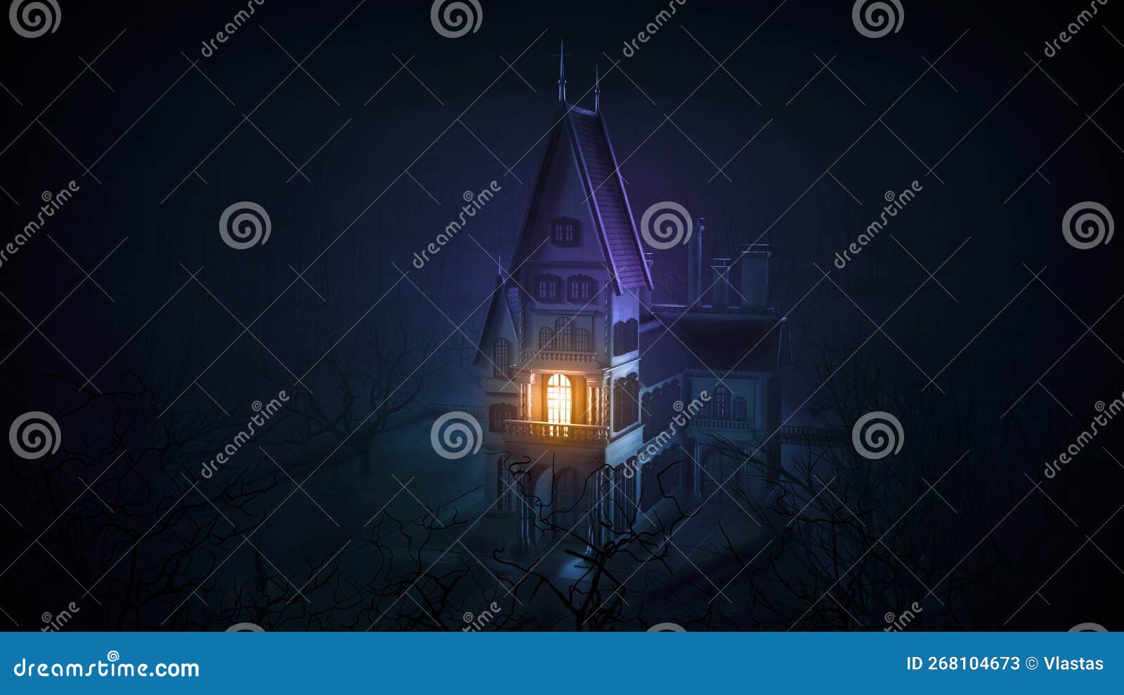 Creepy Castle Concept Vector Linear Icon On Transparent | CartoonDealer ...