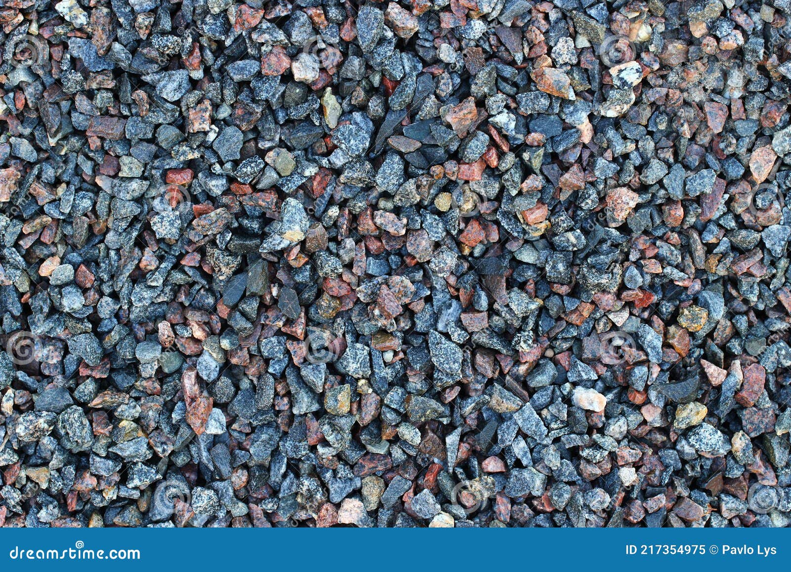 Small Crushed Stone for Construction Stock Image - Image of granite ...