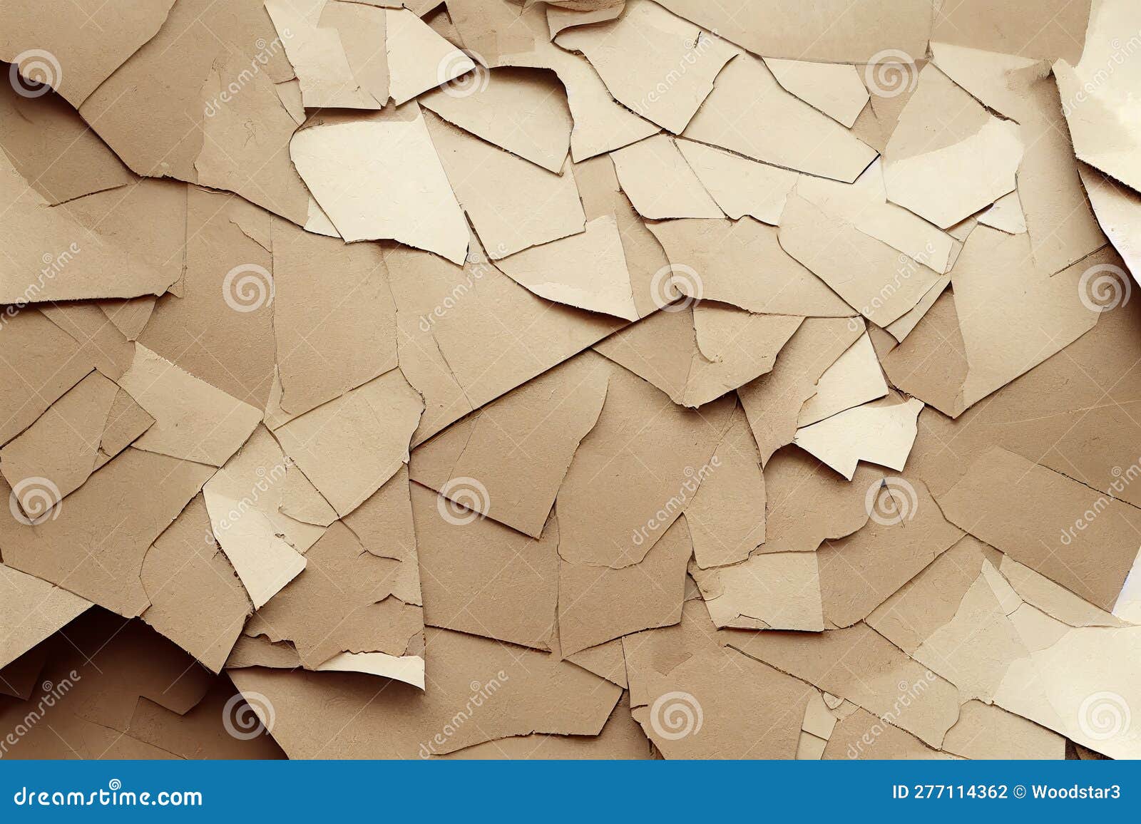 Small Cut Pieces of Vintage Beige Paper Texture for Background Stock ...