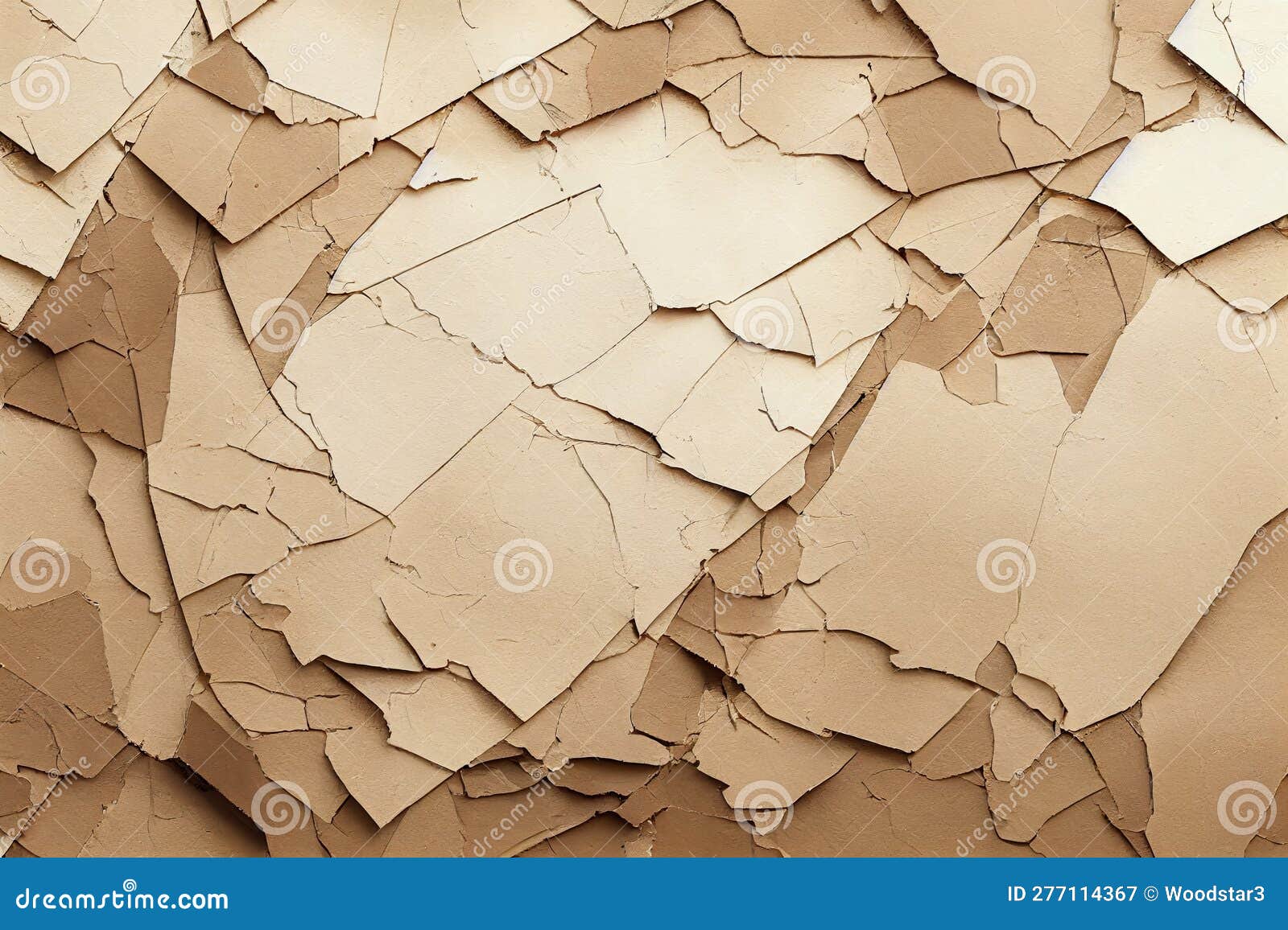 Small Cut Pieces of Vintage Beige Paper Texture for Background Stock ...