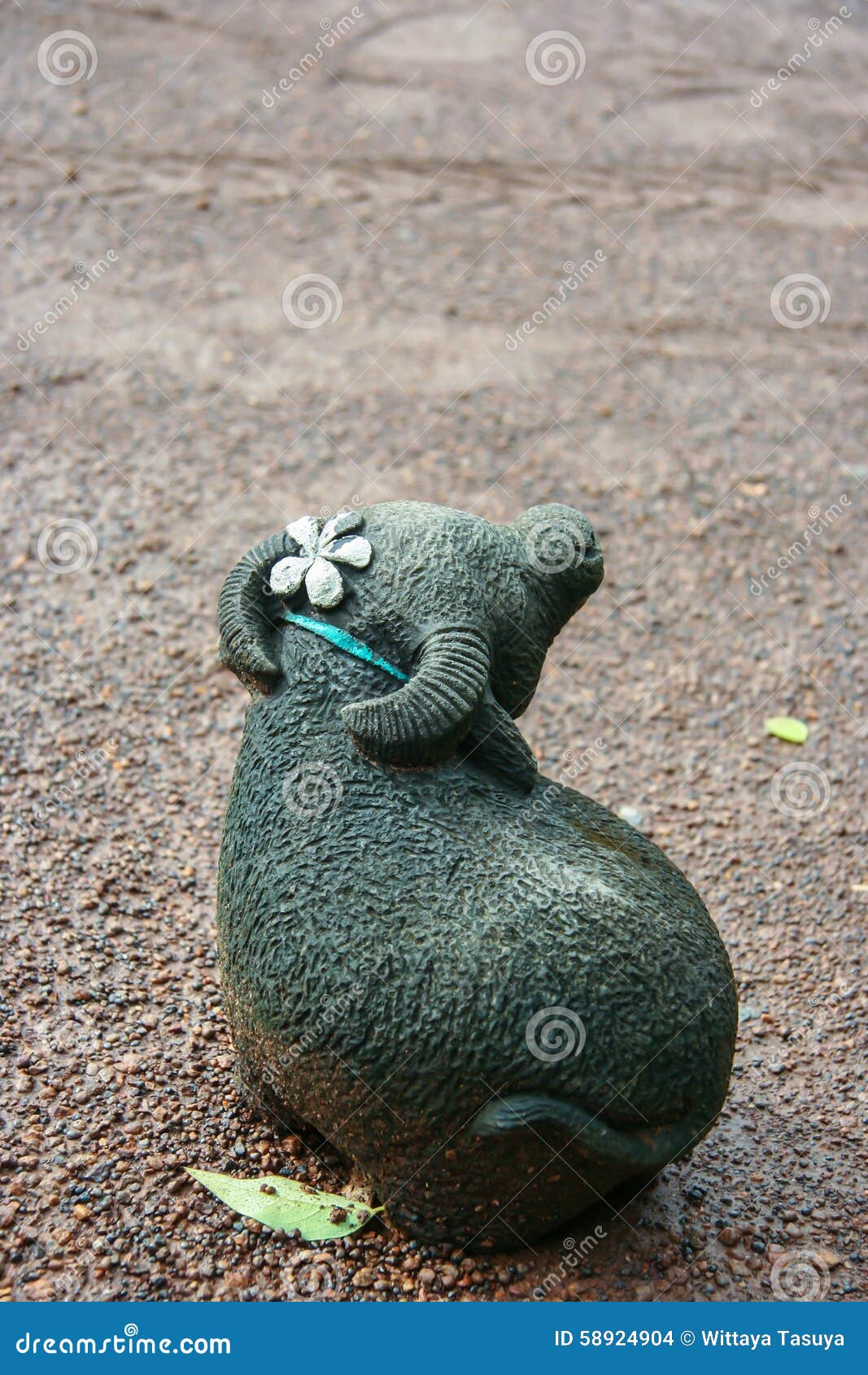 Small cute Buffalo statue stock photo. Image of cute - 58924904