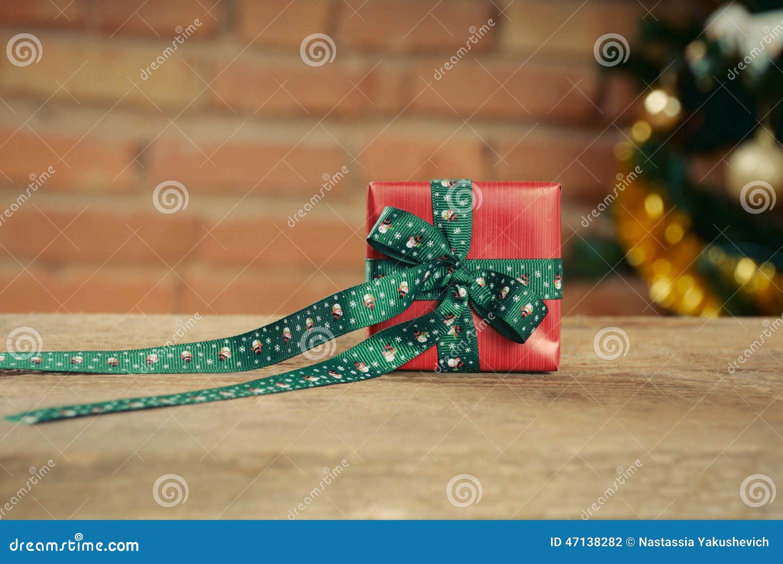 Small Cute Present Box for Christmas Stock Photo - Image of gifts ...