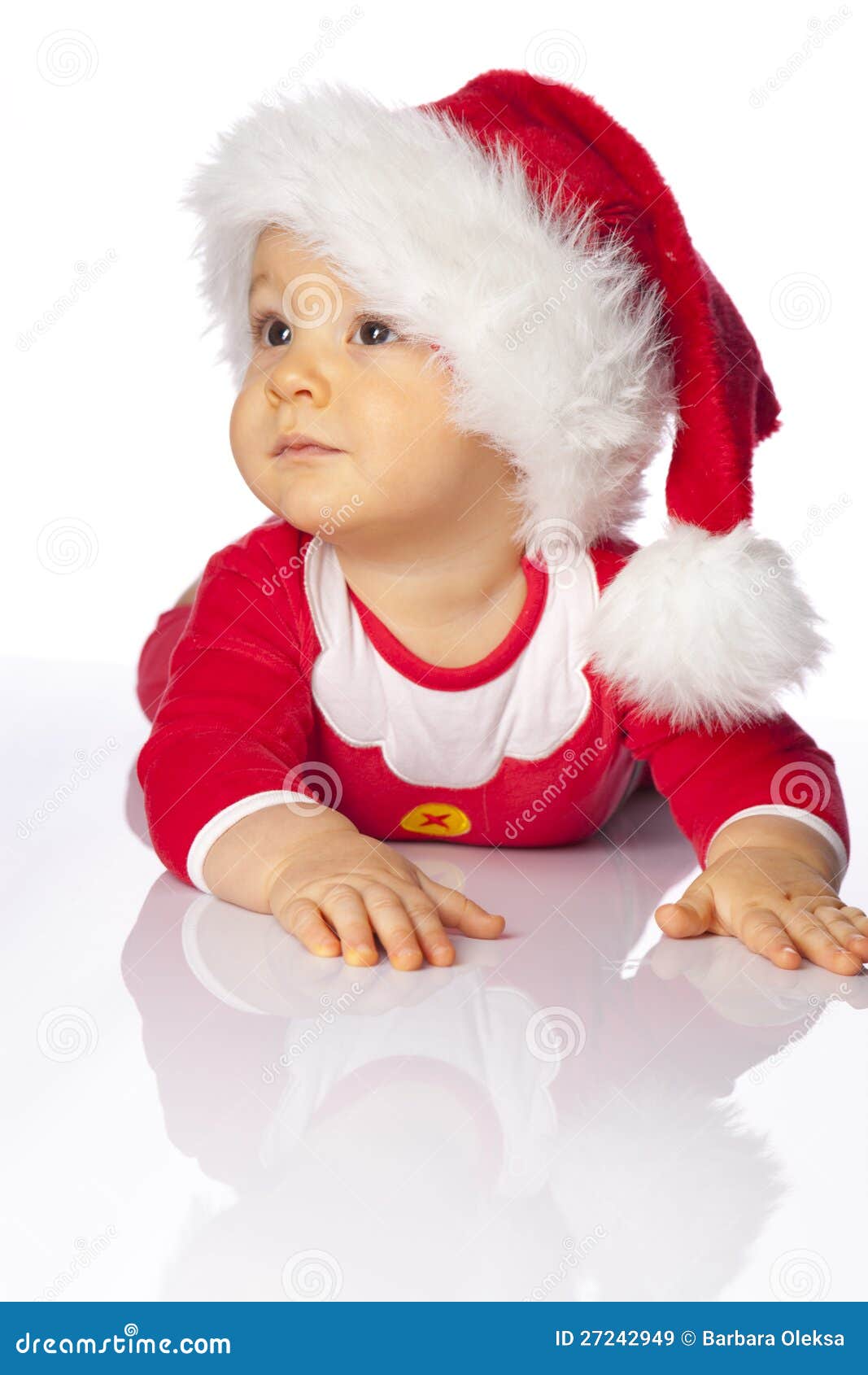 Small cute santa stock image. Image of male, child, innocence - 27242949
