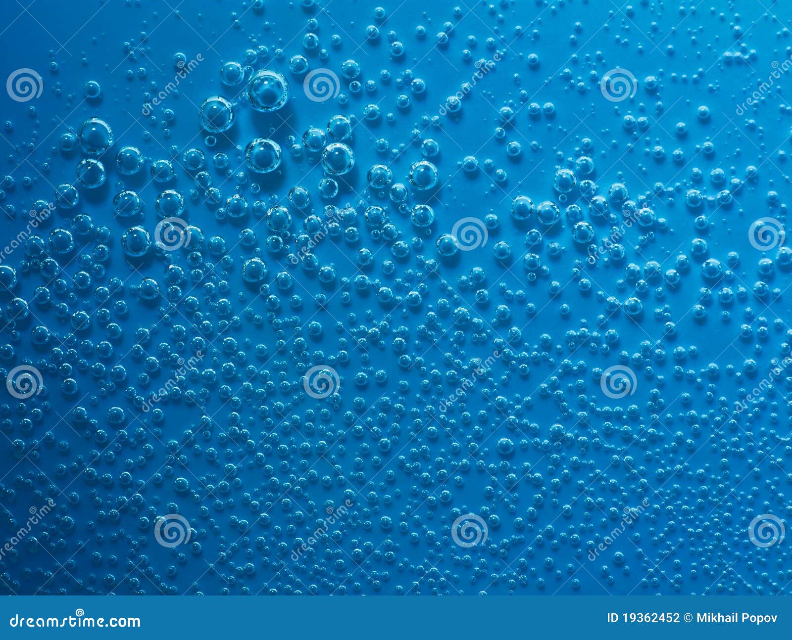 Small Cyan Abstract Water with Bubbles. Stock Photo - Image of ...