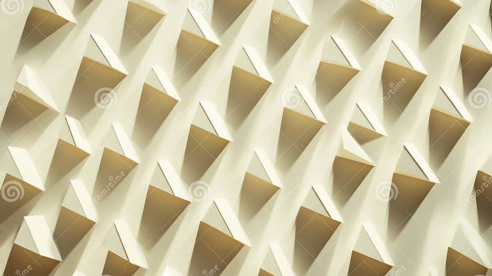 Small 3D Pyramids Forming a Geometric Relief, Modern and Artistic ...
