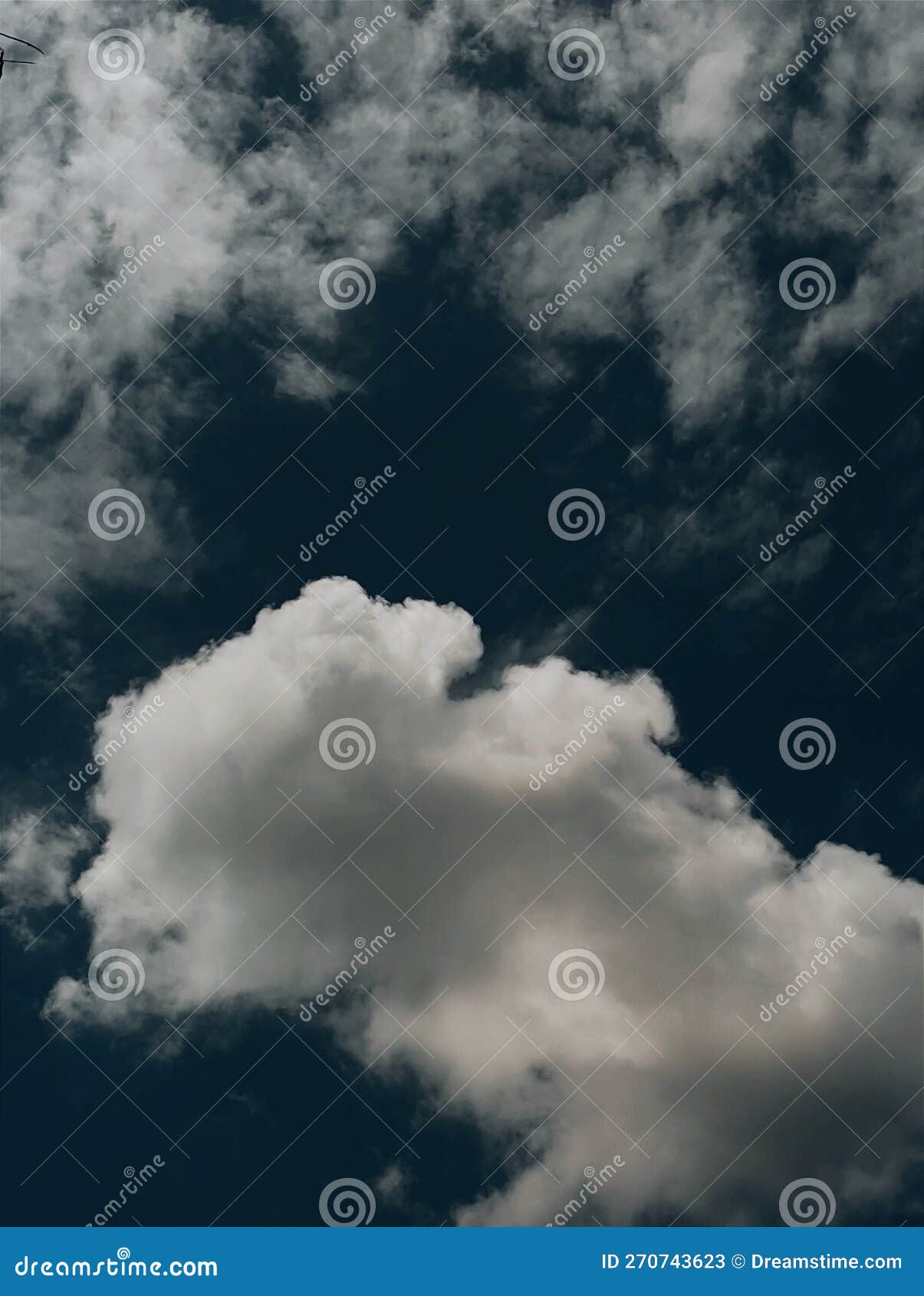 Small Dark Clouds in the Morning Stock Image - Image of small, clouds ...