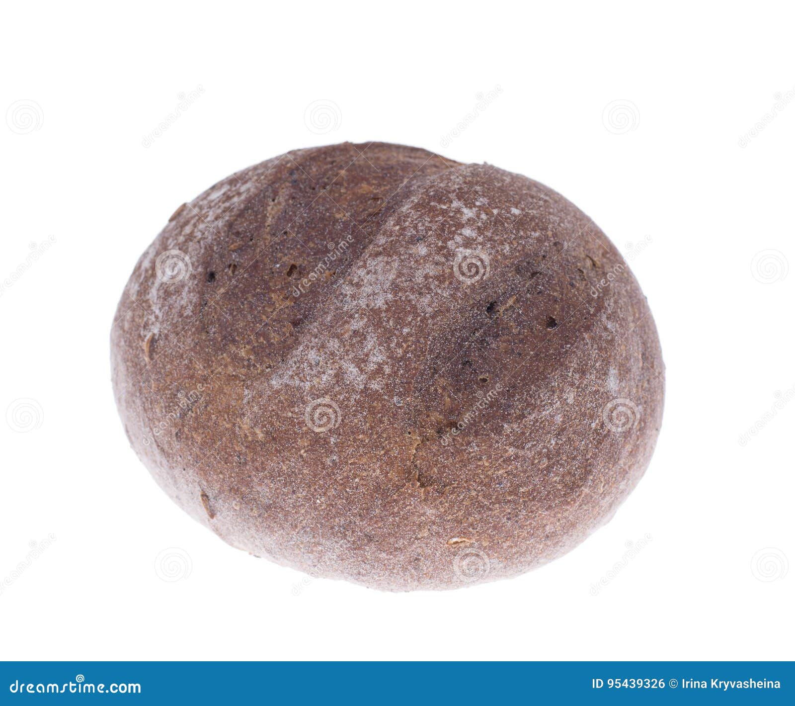 Small dark rye bun stock photo. Image of fresh, brown - 95439326