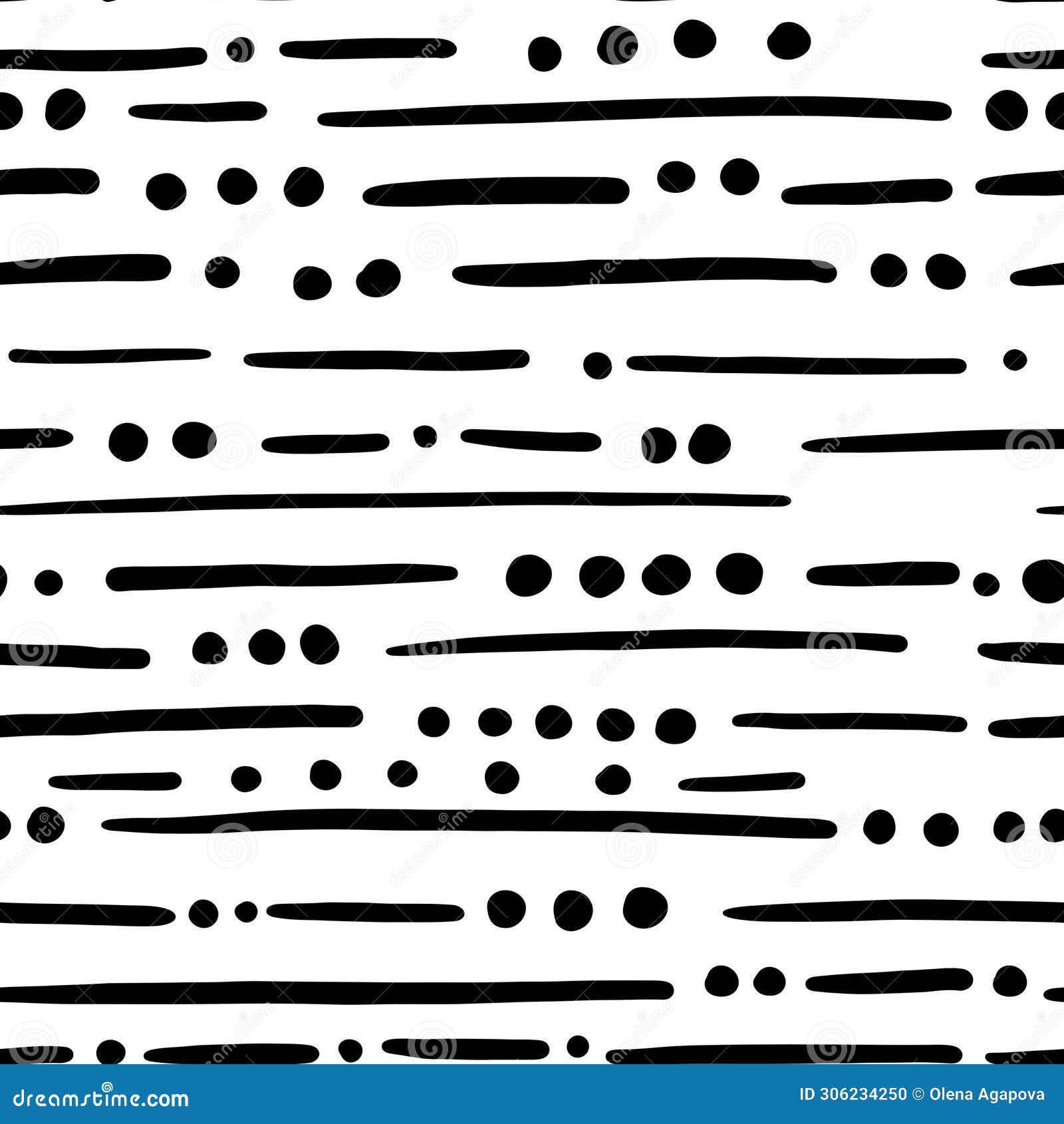 Small Dash Pattern. Seamless Minimal Dash Pattern, Small Elements ...