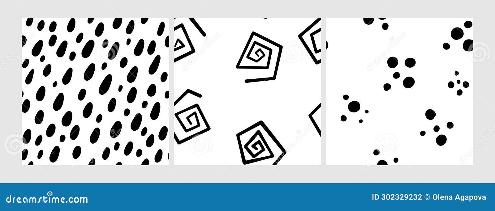 Small Dash Patterns Set. Seamless Minimal Dash Pattern, Small Elements ...