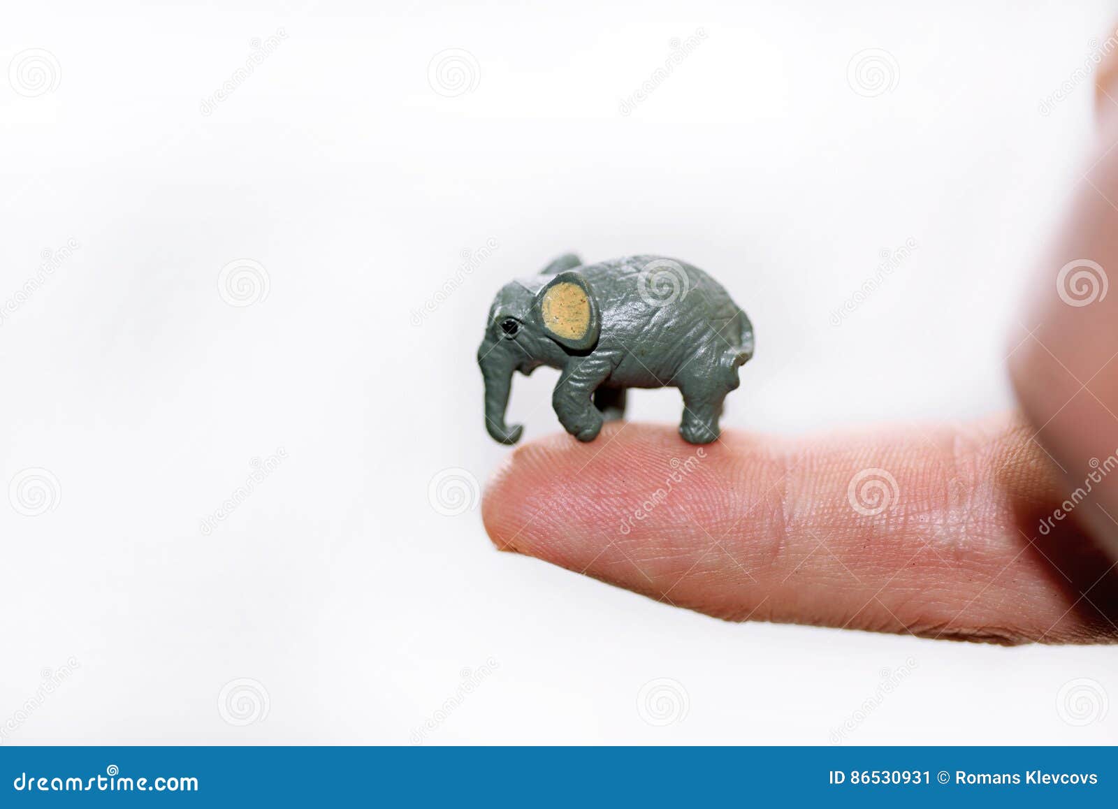 Small Decorative Elephant on Finger. Stock Image - Image of miniature ...