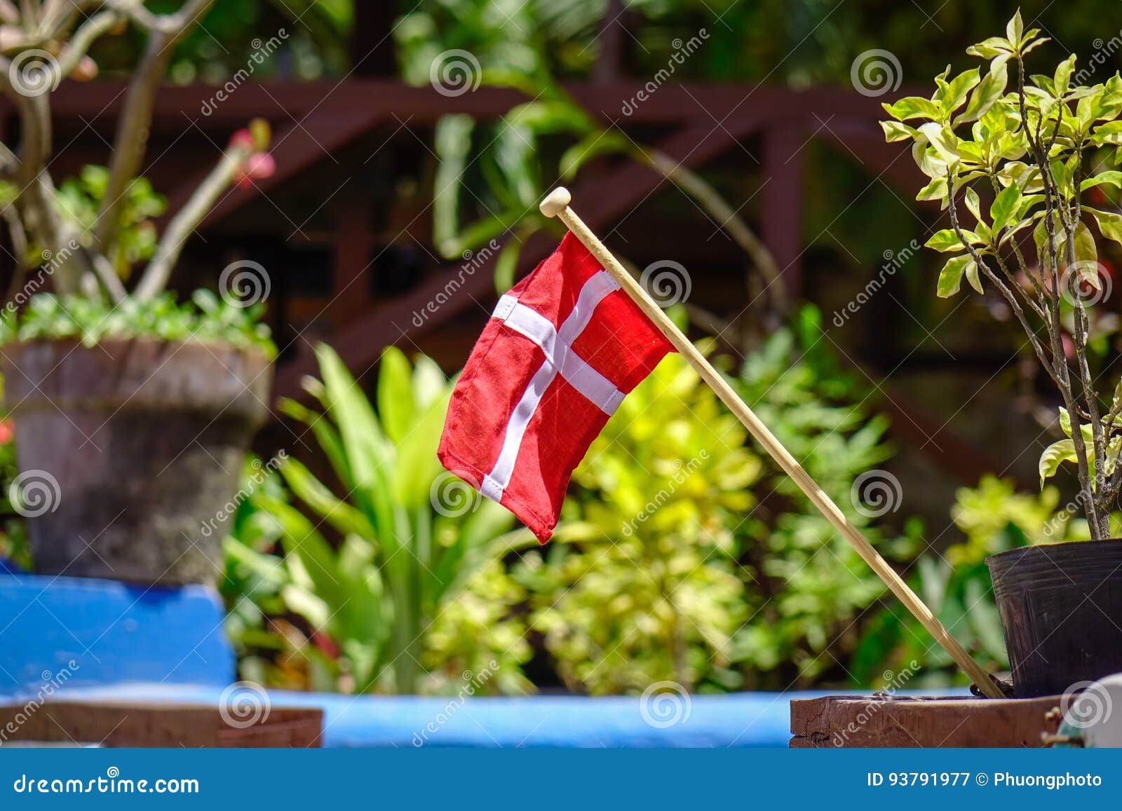Small Denmark Flag for Decorations Stock Image - Image of flag, south ...
