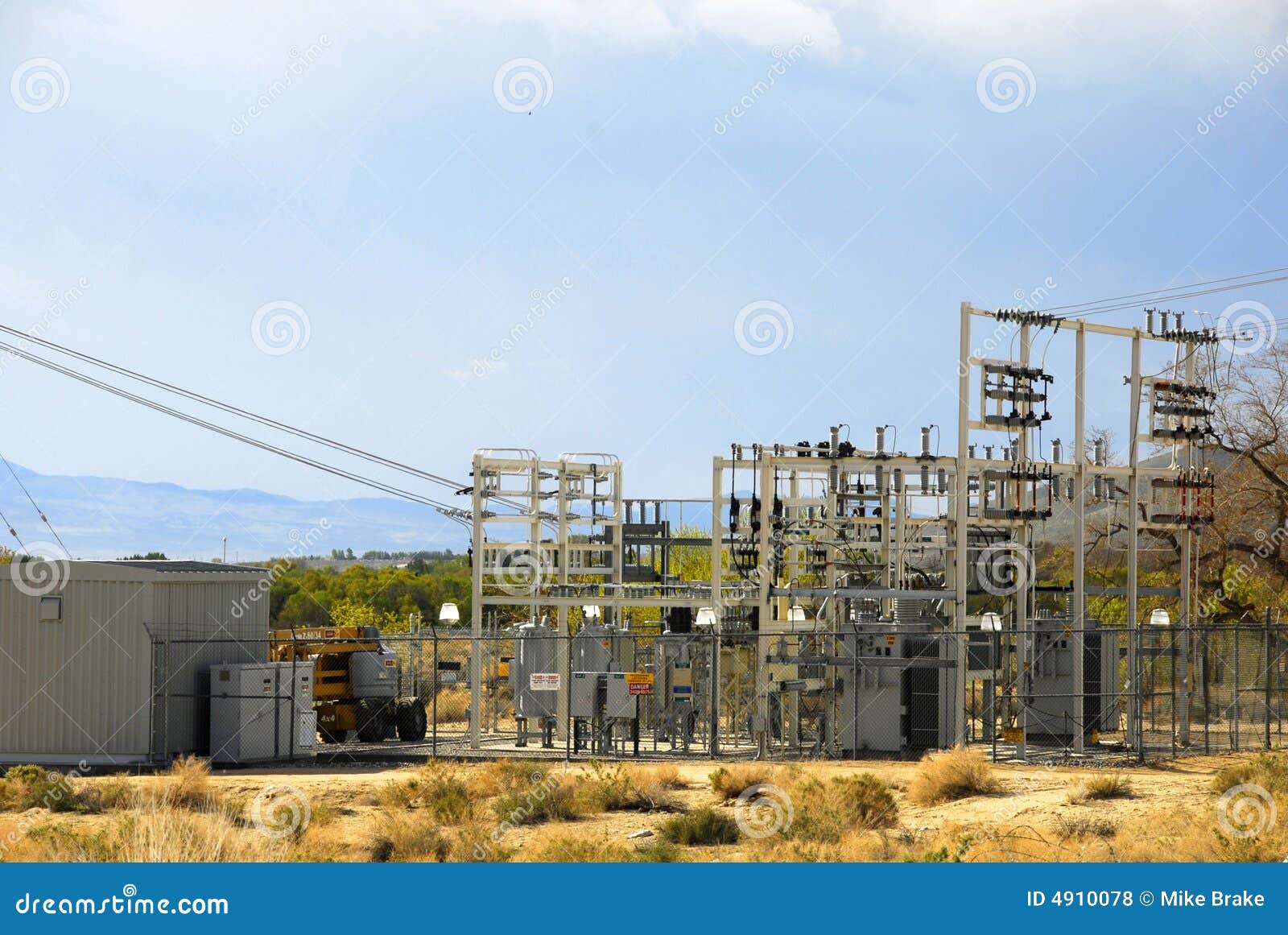 Small Desert Power Plant stock photo. Image of electricity - 4910078