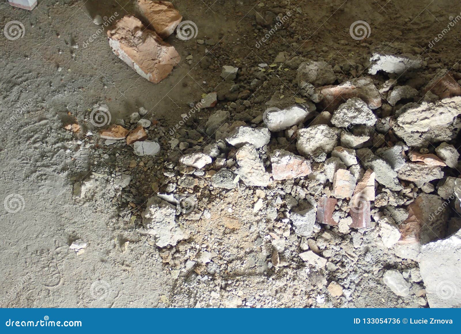 Small Dig on a Building Site Stock Photo - Image of pile, heavy: 133054736
