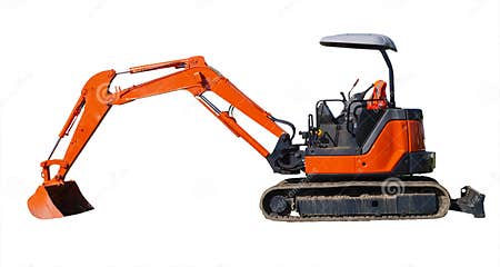 Small Digger stock image. Image of dirtwork, equipment - 4955575