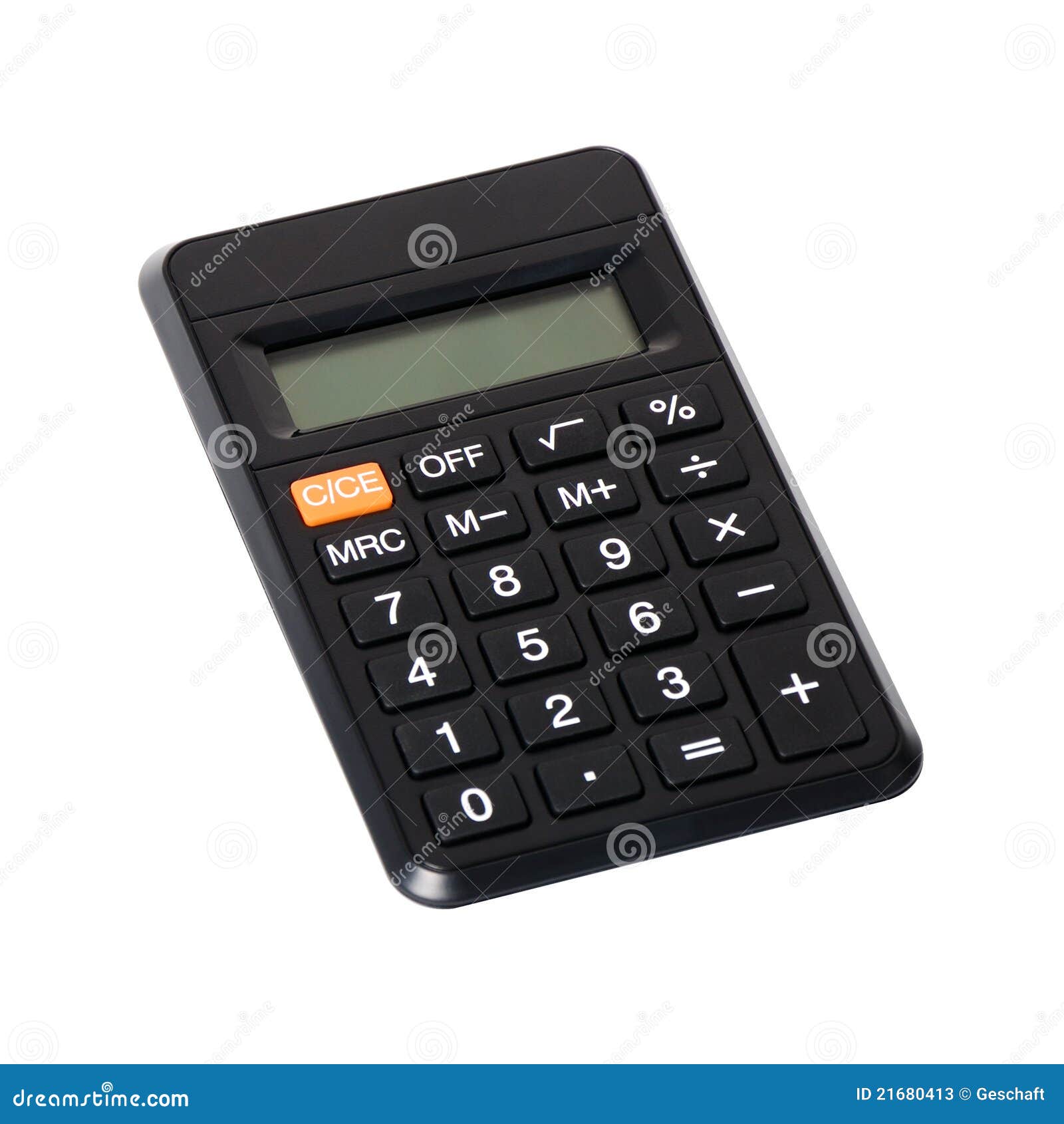 Small digital calculator stock image. Image of isolated - 21680413