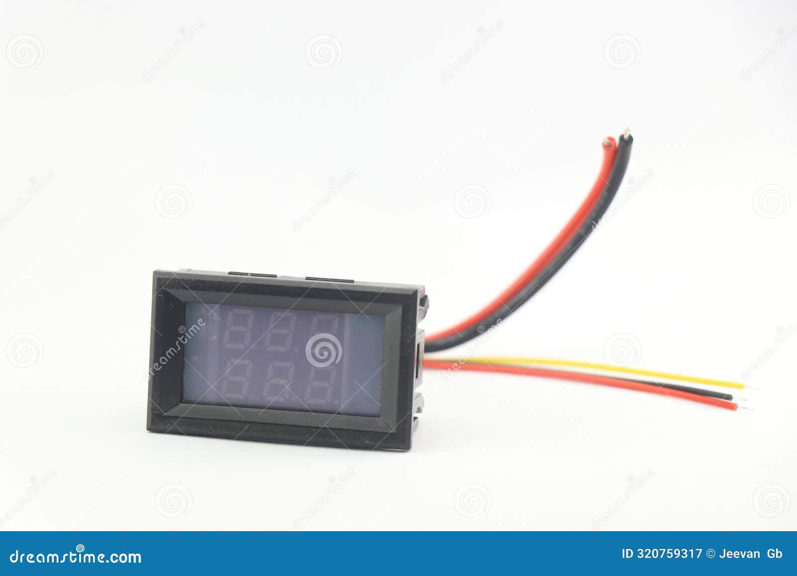 Small Digital Display with Cables that Can Show the Values of Current ...