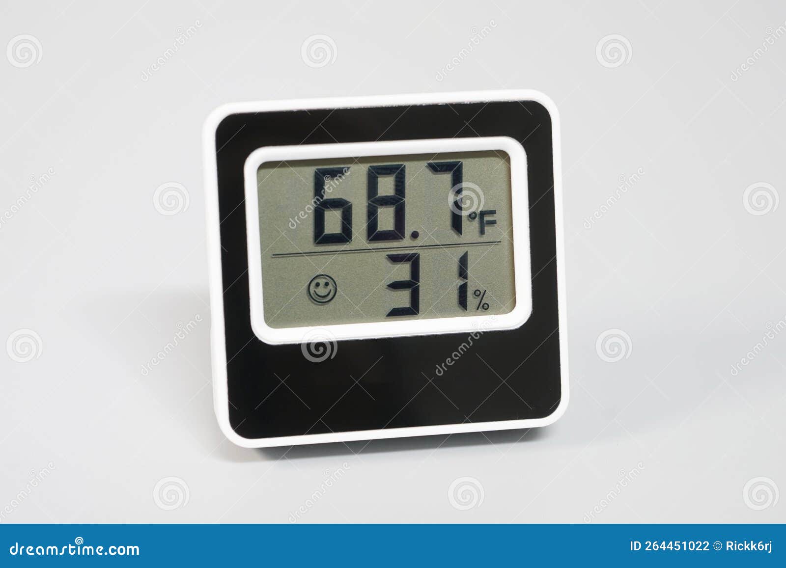 Small Digital Thermometer and Hygrometer for Measuring Termperature and ...