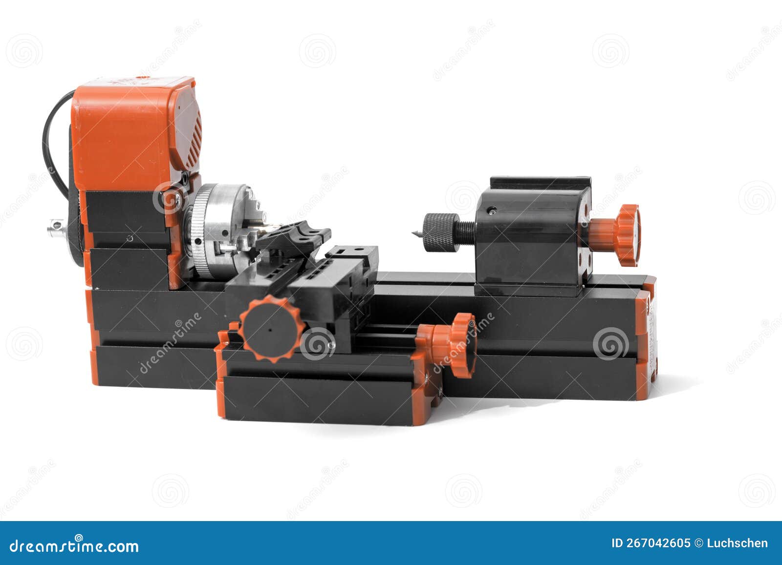 Small Diy Turning Lathe Machine for Education and Hobby Stock Image ...