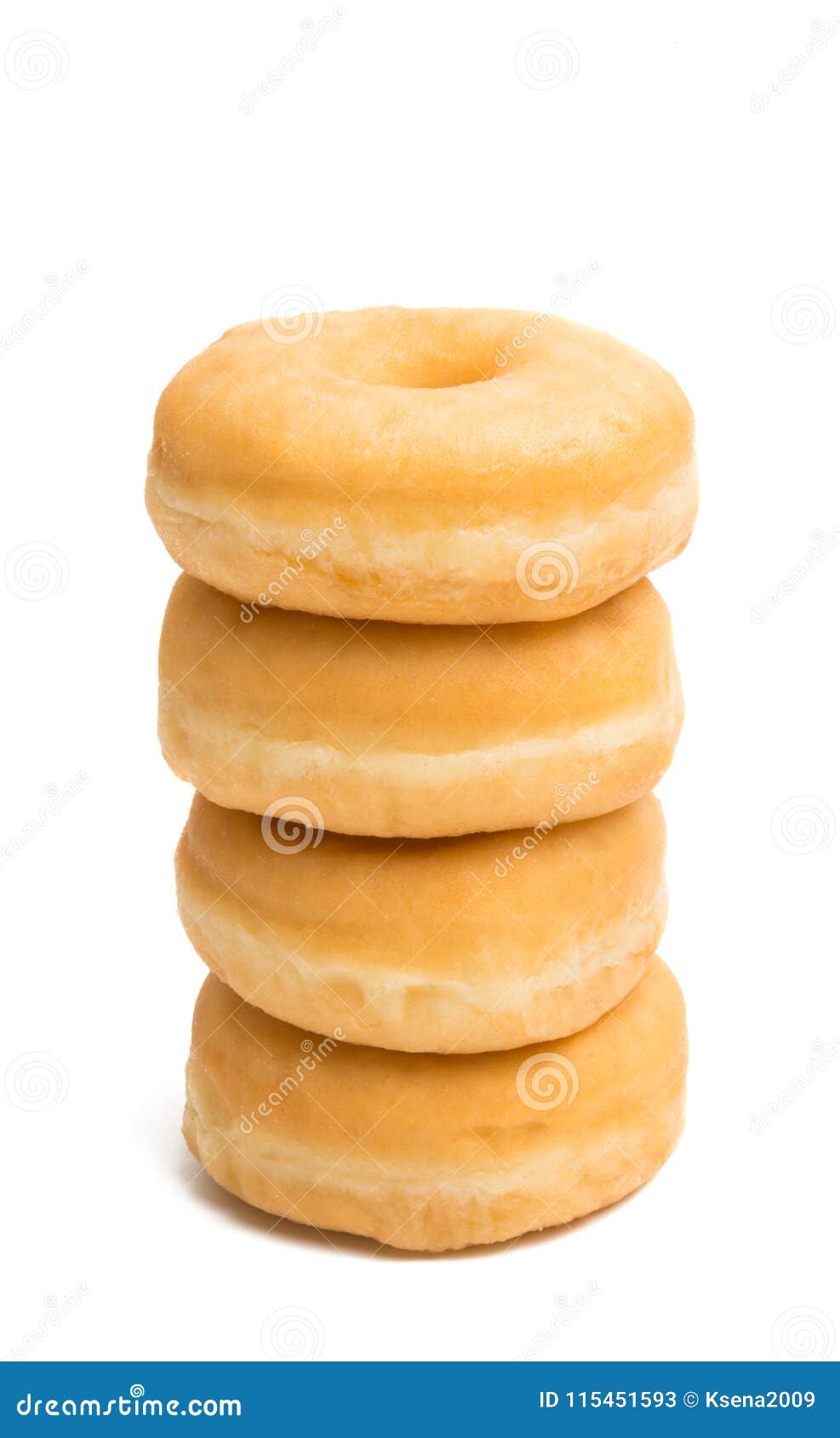 Small donuts isolated stock image. Image of food, white - 115451593