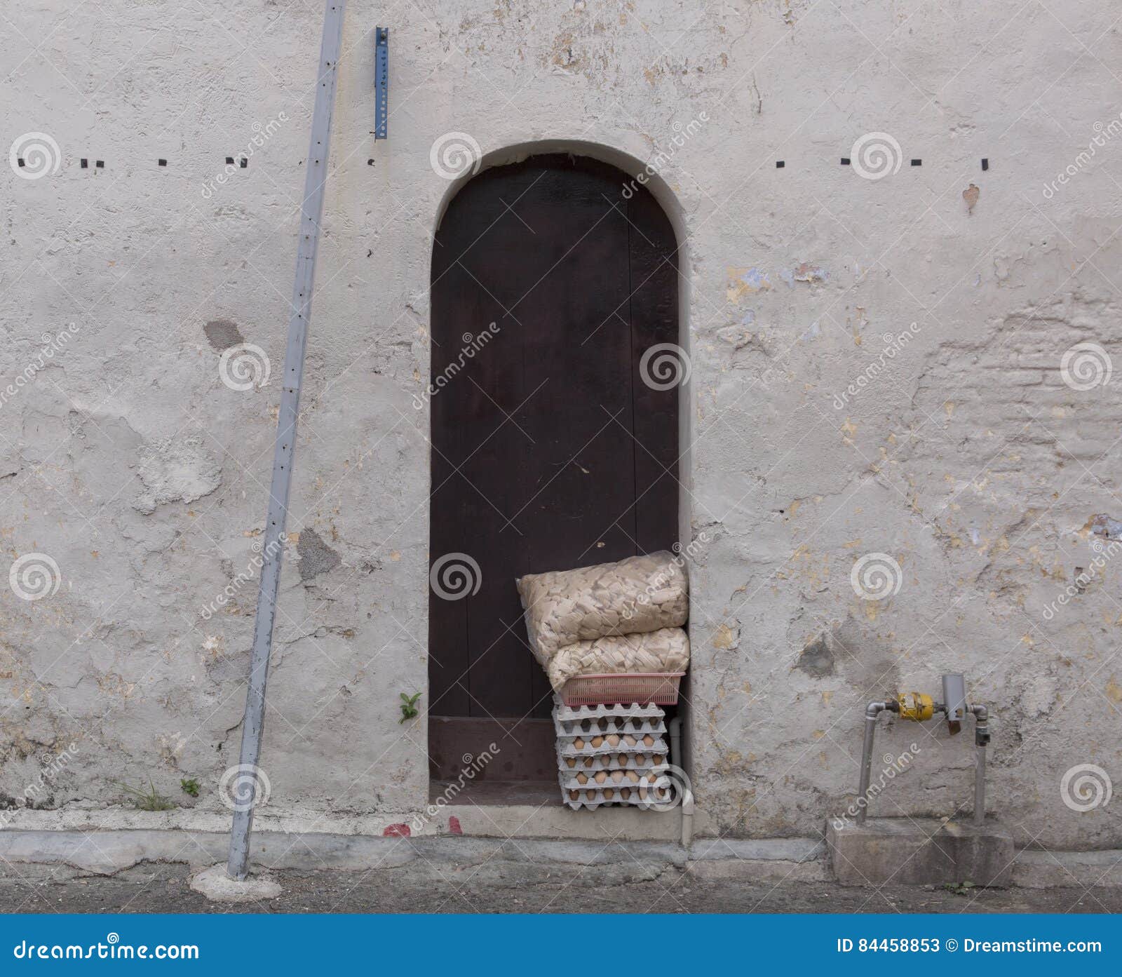 Small door stock image. Image of back, items, alley, store - 84458853